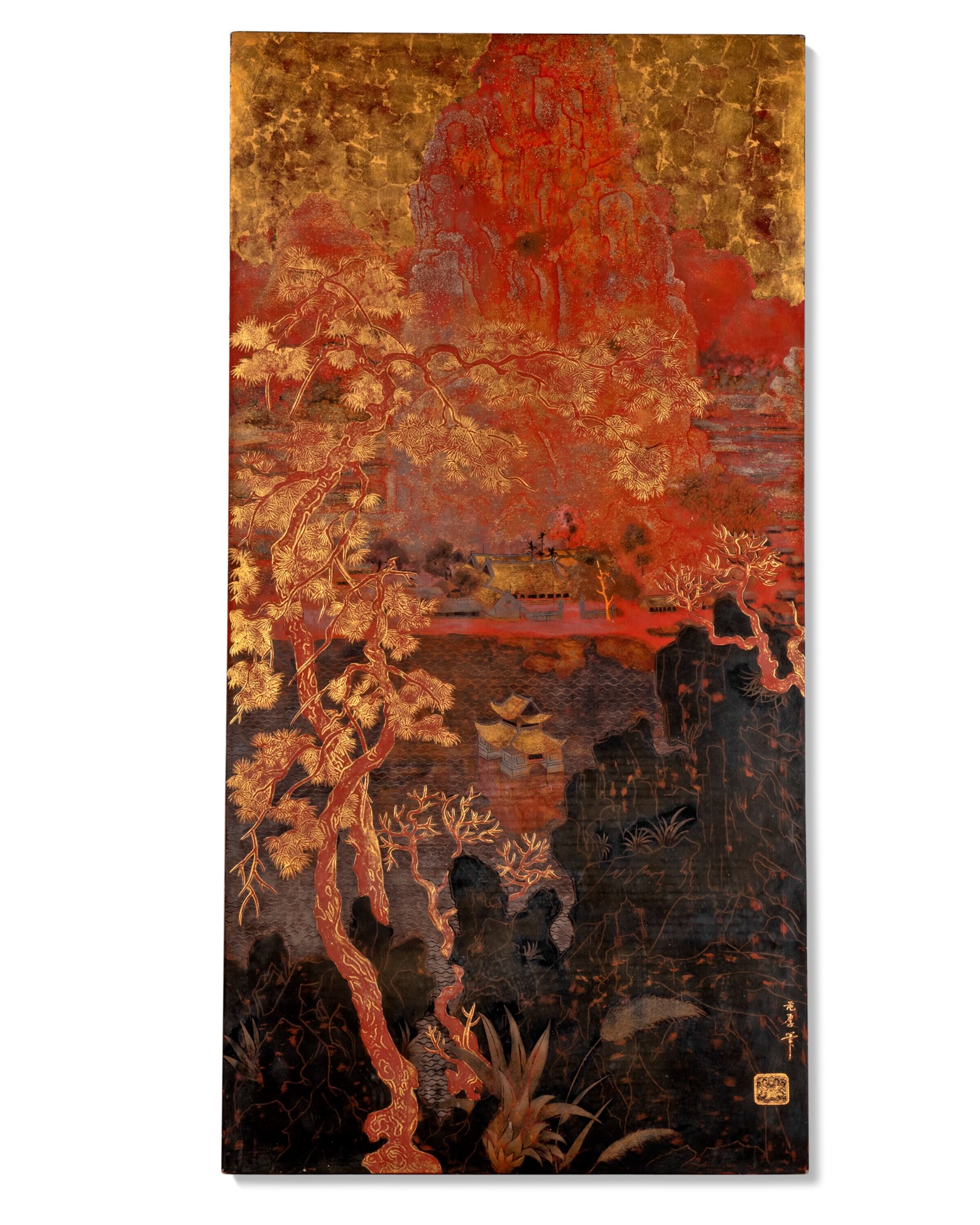 PHAM HAU (VIETNAM, 1903-1995), LAQUE SUR PANNEAU | Christie's