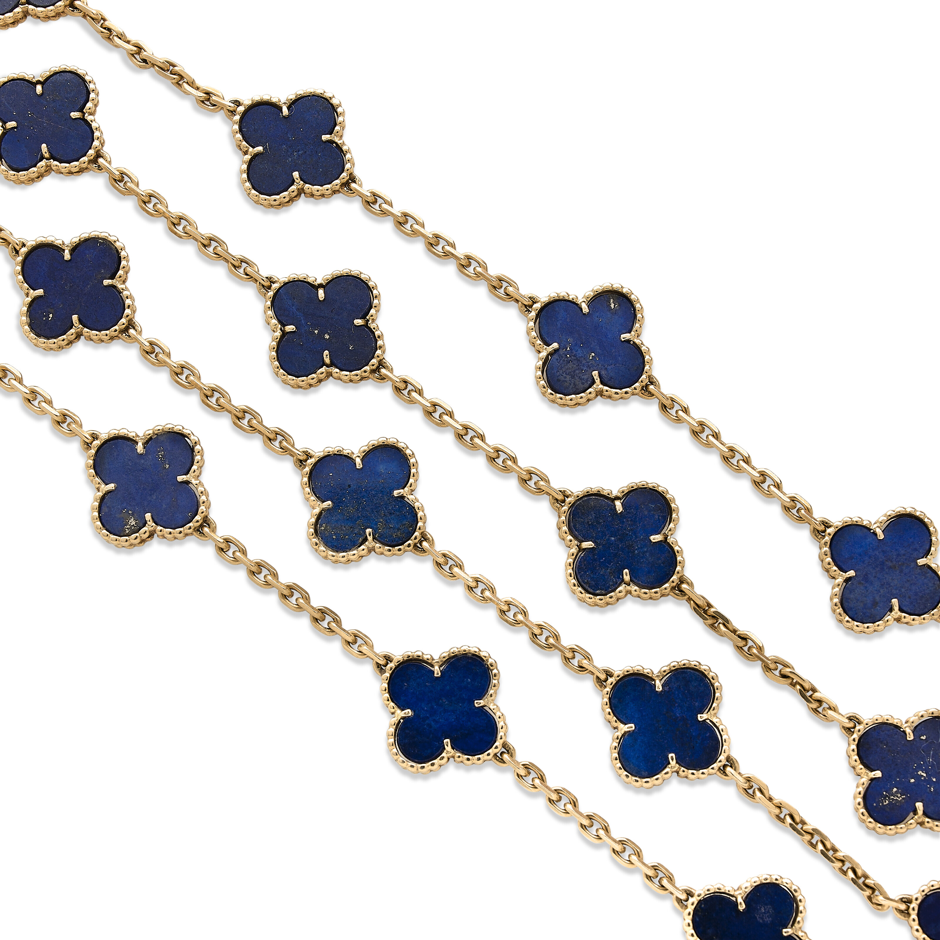 VAN CLEEF & ARPELS SAUTOIR ‘ALHAMBRA’ LAPIS-LAZULI, | Christie’s