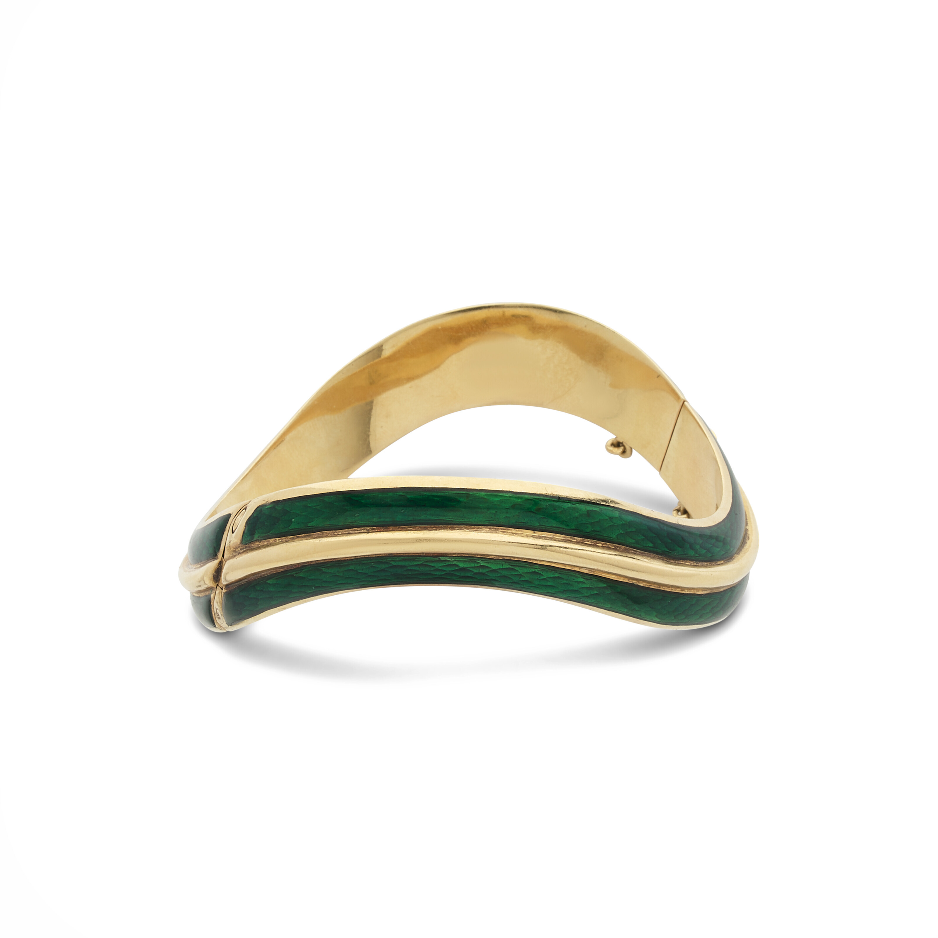 FRED BRACELET "COLLECTION MOUVEMENTÉE" ÉMAIL VERT, | Christie’s