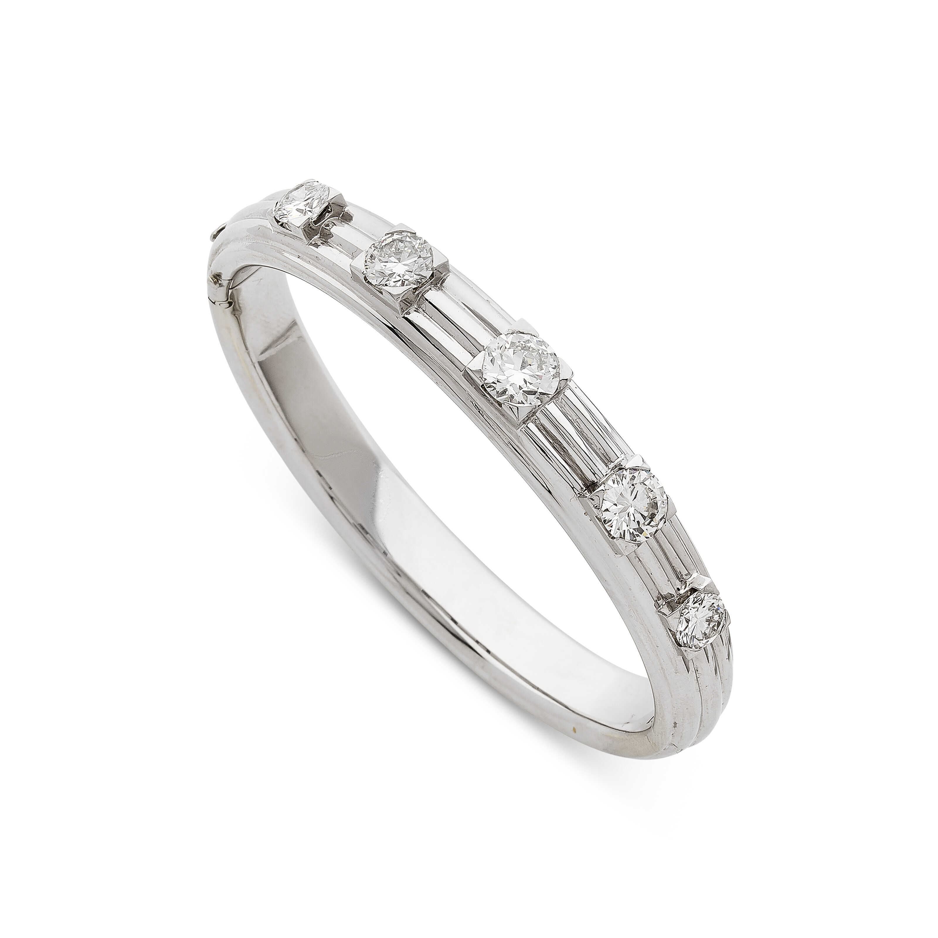 BRACELET JONC DIAMANT DE 1.23 CARAT ET DIAMANTS, | Christie’s