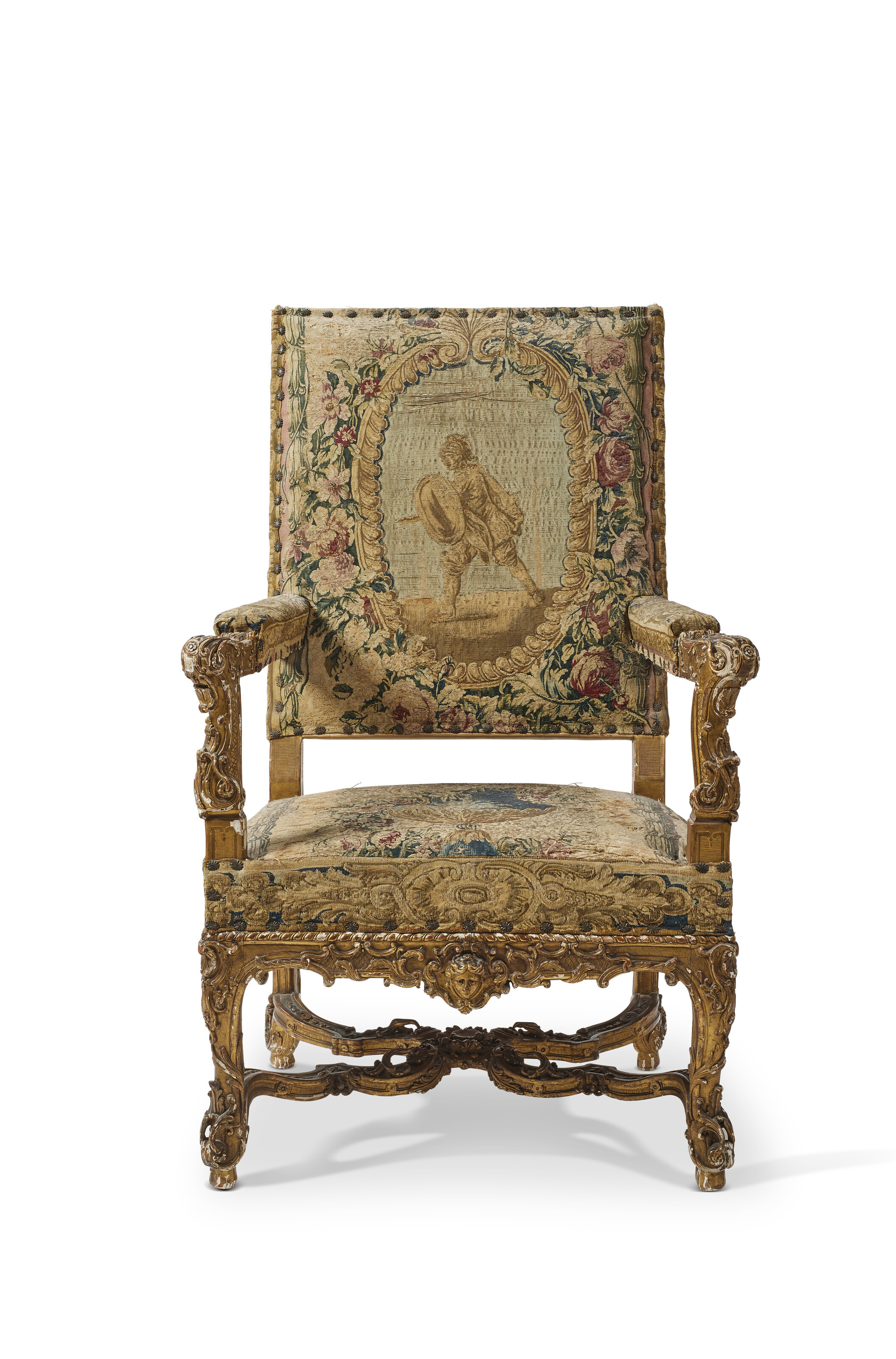 FAUTEUIL DE STYLE LOUIS XIV - auctions & price archive