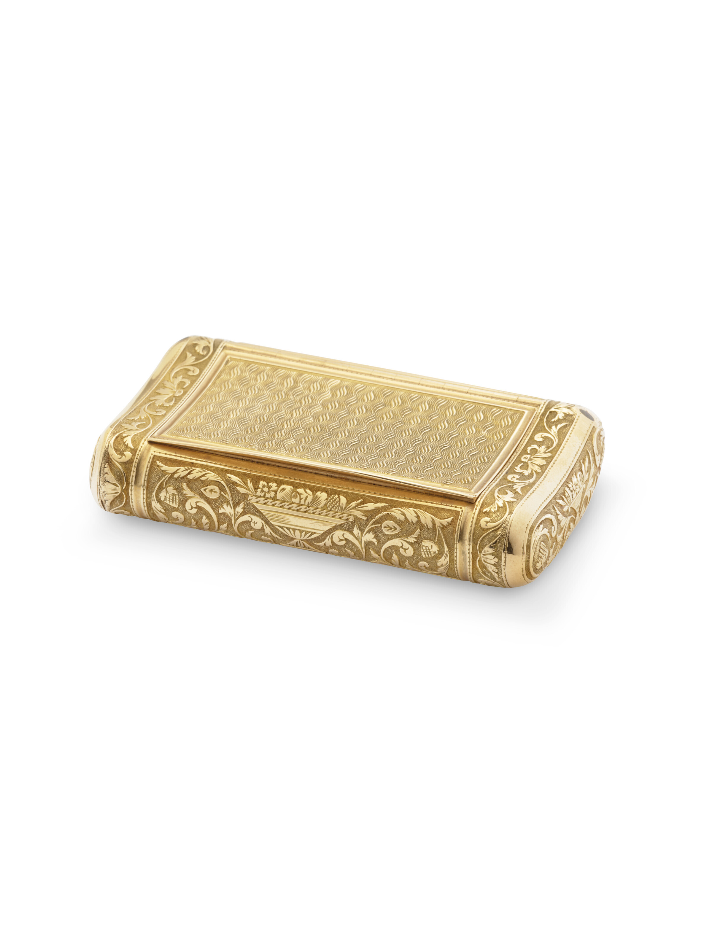 TABATIÈRE DE POCHE FRANCAISE EN OR, PAR SIMON-ACHILLE LEGER (FL.1815 ...