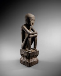 STATUE BULUL IFUGAO, CORDILLÈRE CENTRALE, PROVINCE D'IFUGAO, ÎLE DE ...