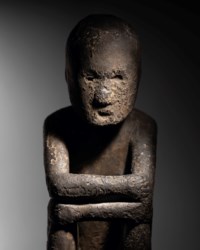 STATUE BULUL IFUGAO, CORDILLÈRE CENTRALE, PROVINCE D'IFUGAO, ÎLE DE ...