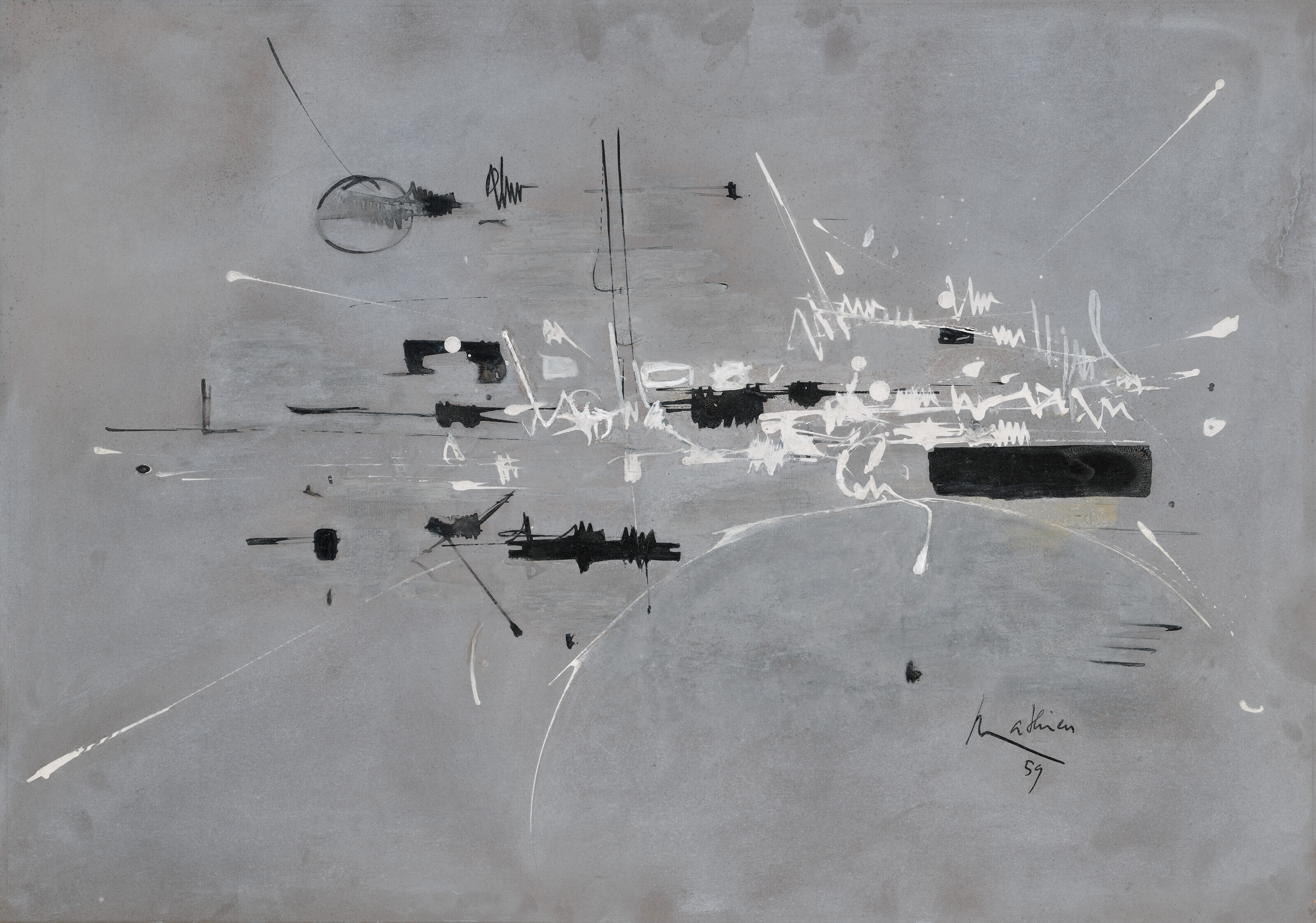 Georges Mathieu (1921-2012), Sans titre | Christie’s