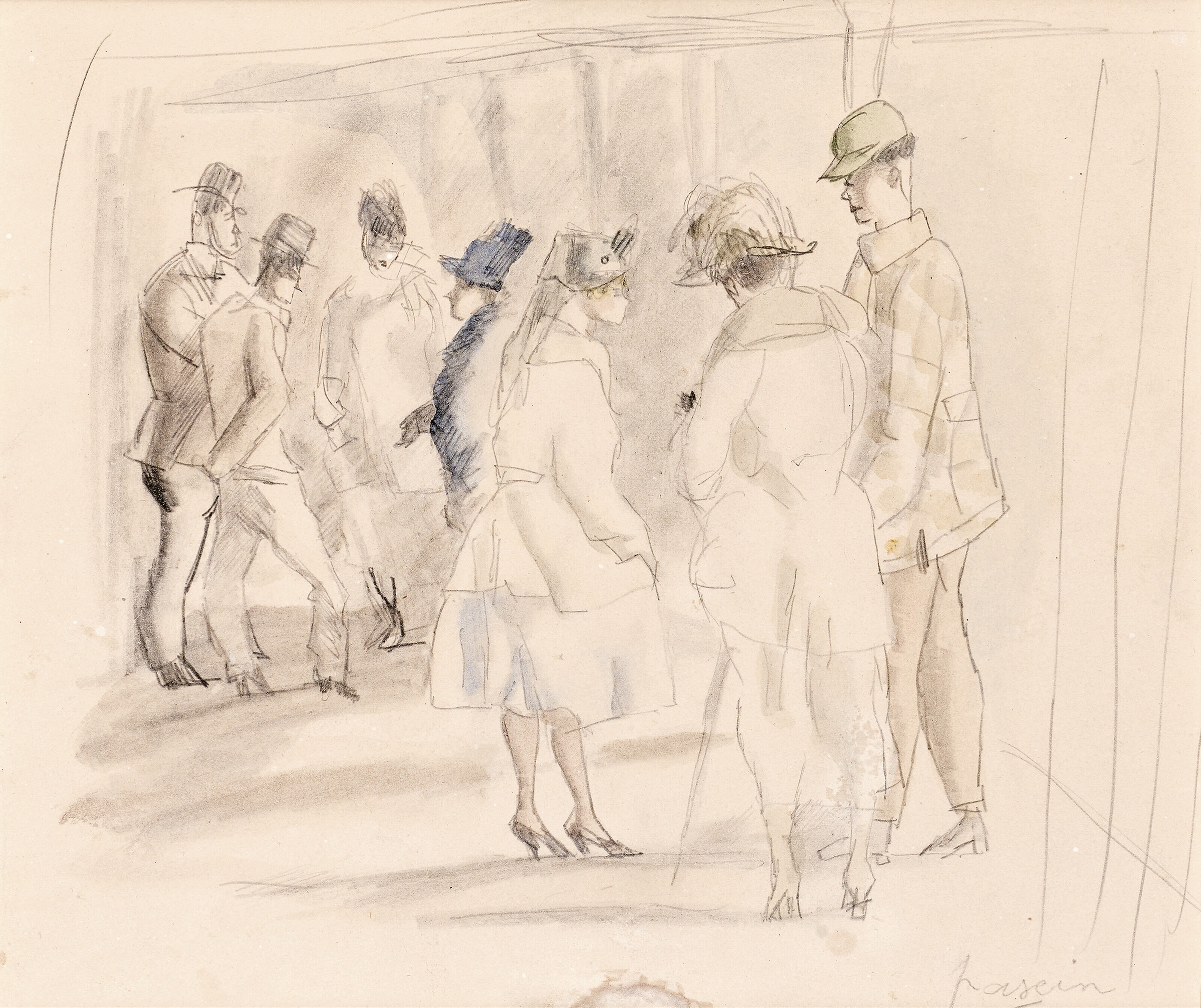 Jules Pascin (1885-1930), Conversations | Christie’s