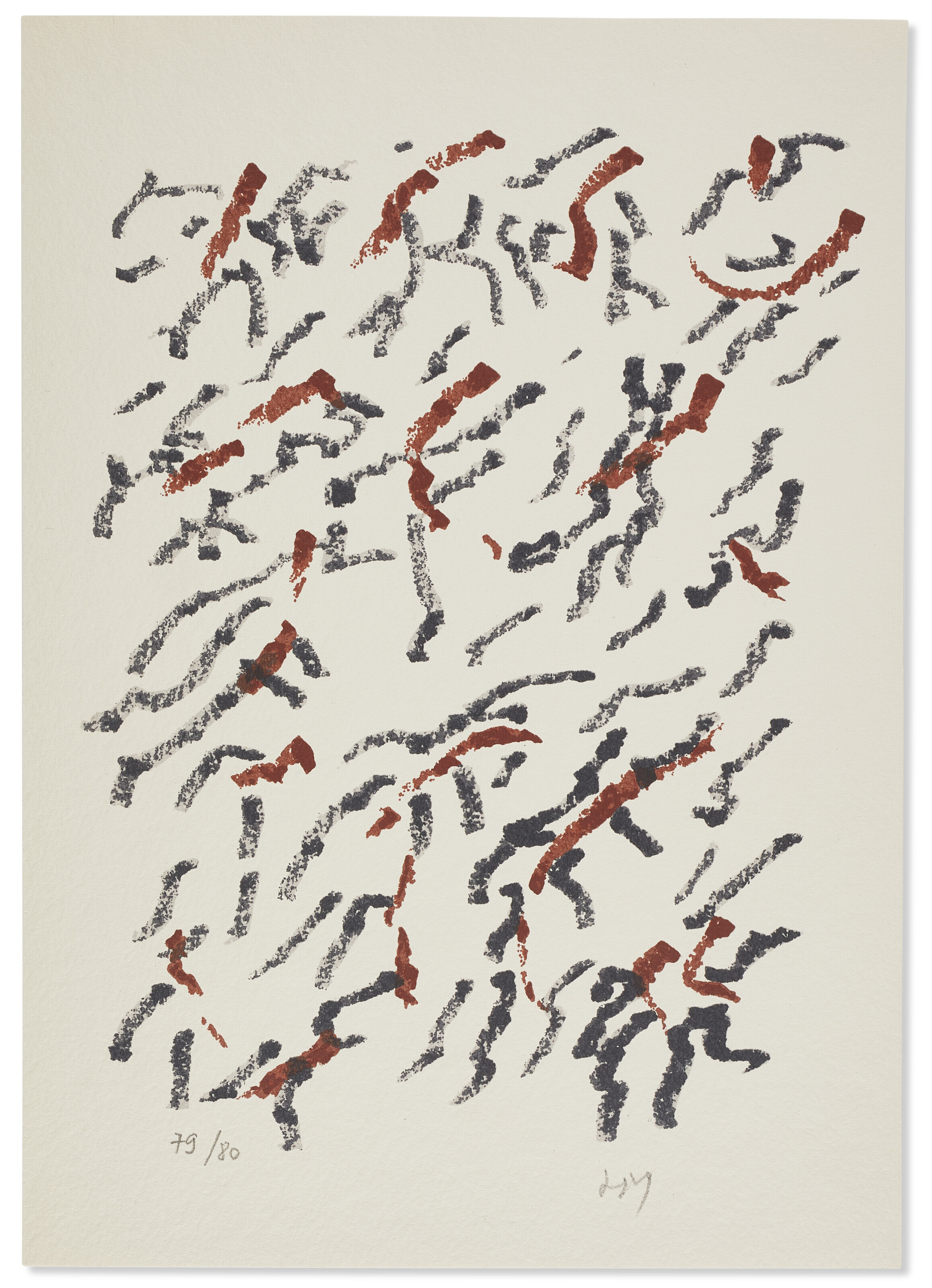 MICHAUX, Henri (1899-1984), Par des traits. Paris : Fata Morgana, 1984 | Christie’s