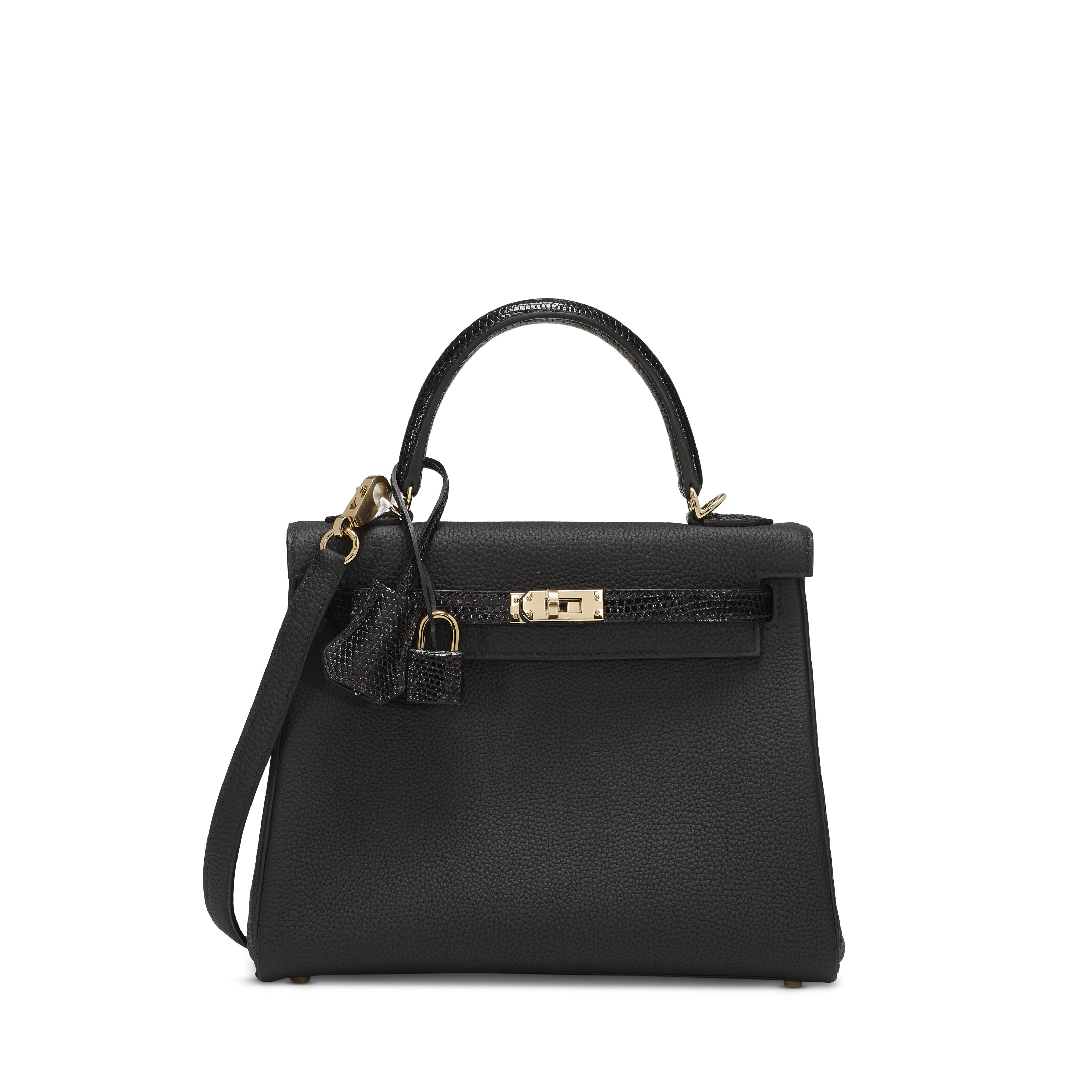 A LIMITED EDITION BLACK LIZARD NILOTICUS & TOGO LEATHER TOUCH RETOURNÉ ...