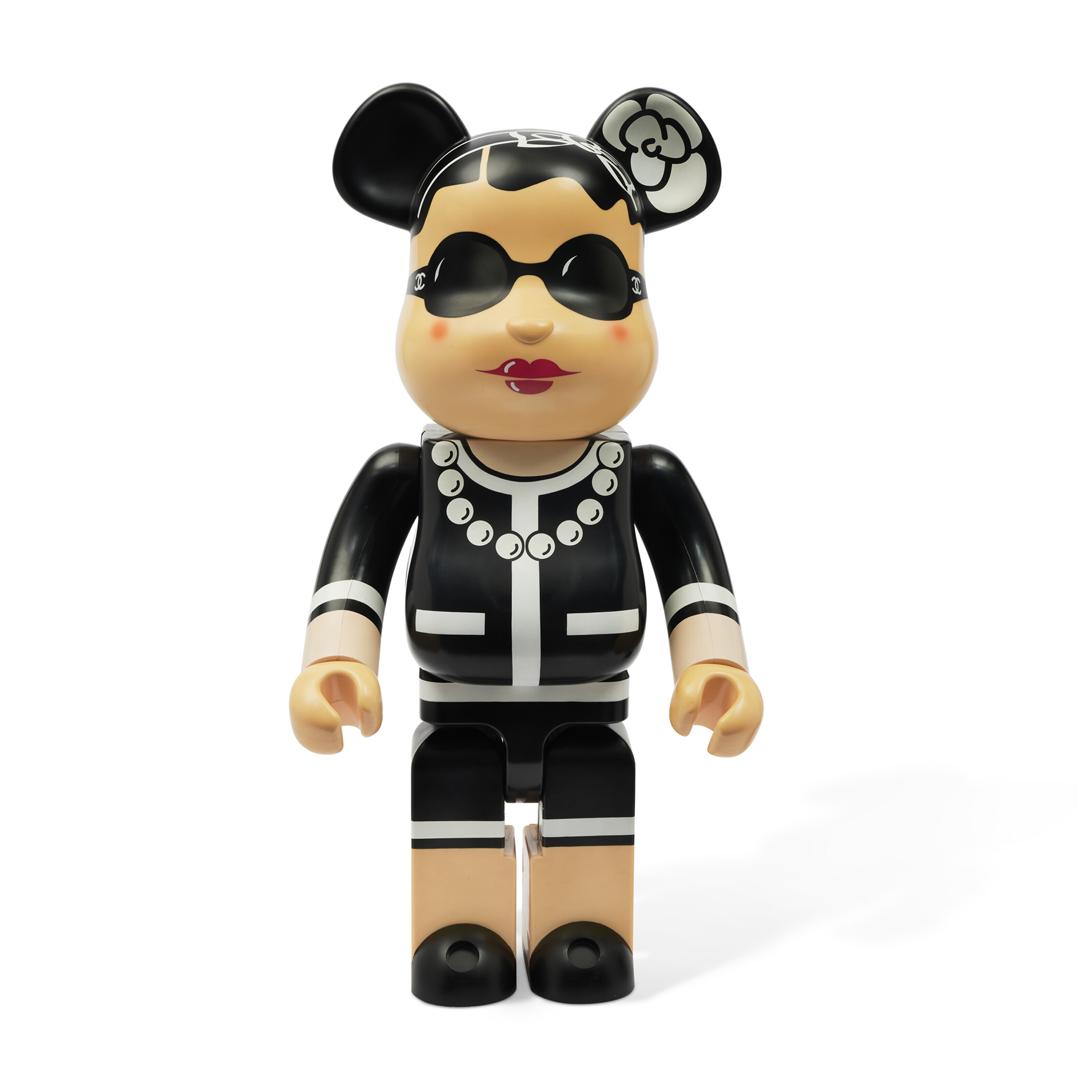 A PAINTED CAST VINYL COCO CHANEL 1000% BE@RBRICK, CHANEL X MEDICOM ...