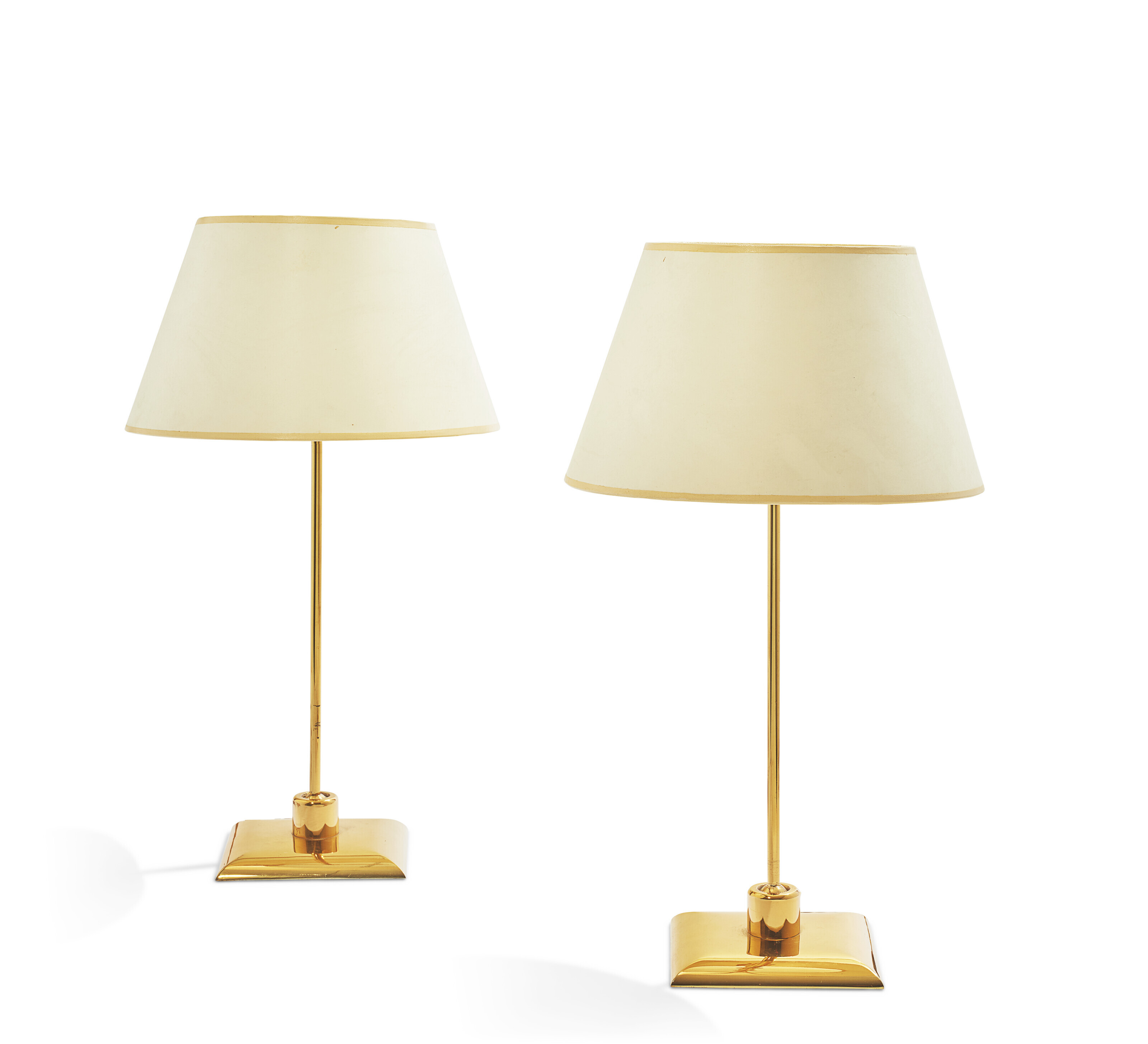 PIERRE BARBE (1900-2004), Paire de lampes de table, le modèle créé vers ...