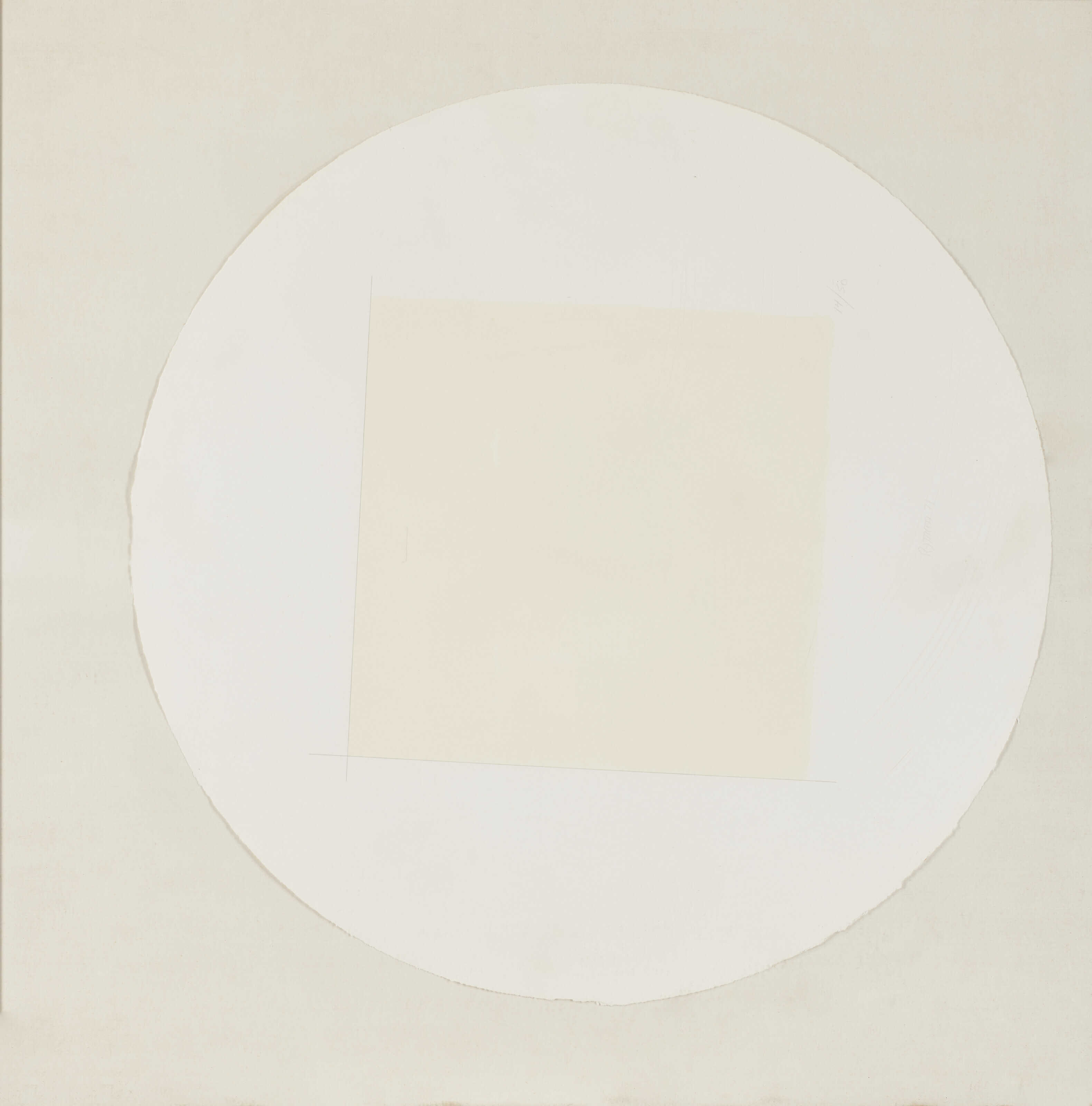 Robert Ryman (1930-2019), Circle Lithograph | Christie’s