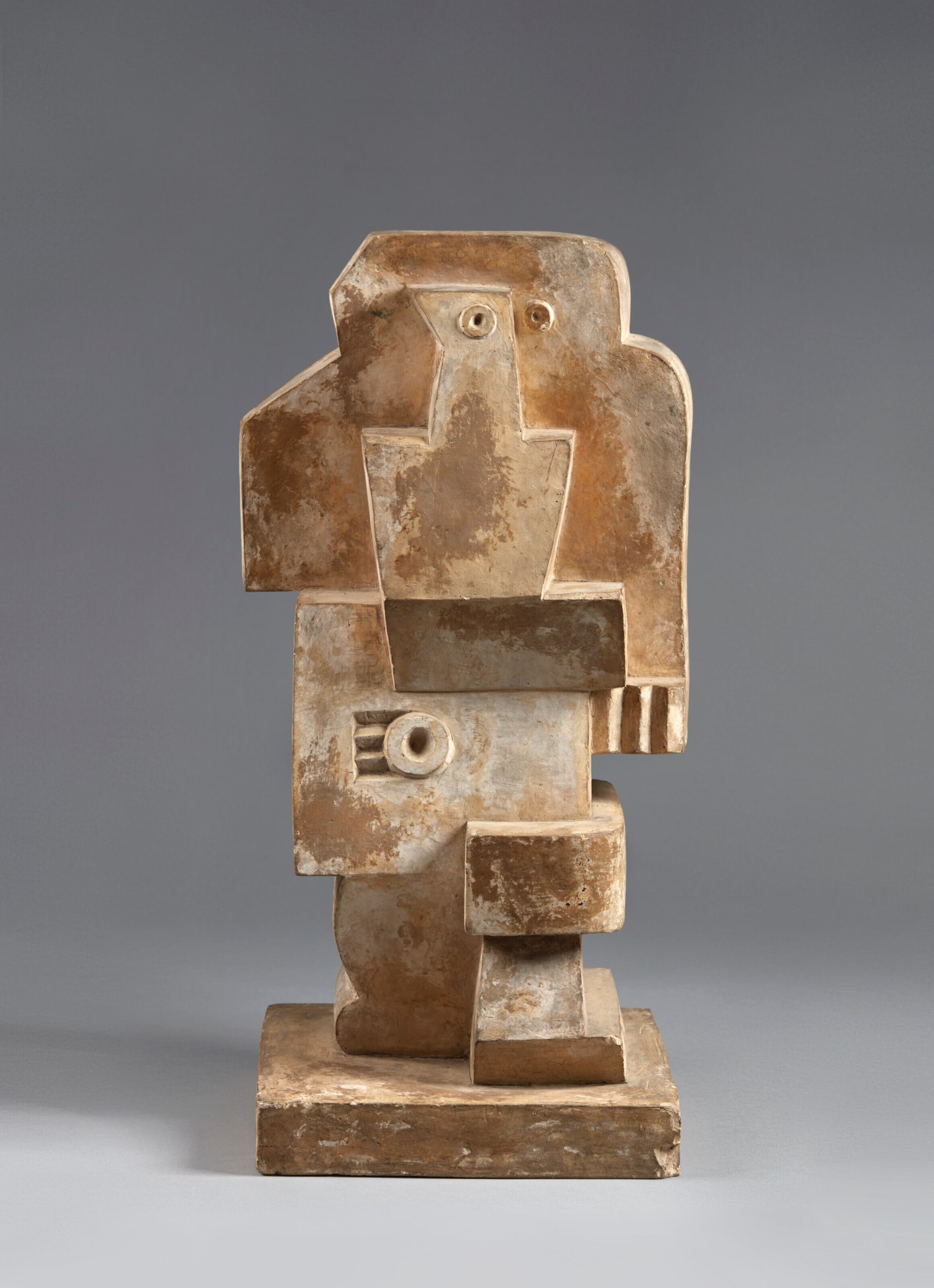 JACQUES LIPCHITZ (1891-1973), Homme assis à la guitare ou Man with ...