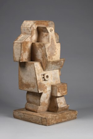 JACQUES LIPCHITZ (1891-1973), Homme assis à la guitare ou Man with ...