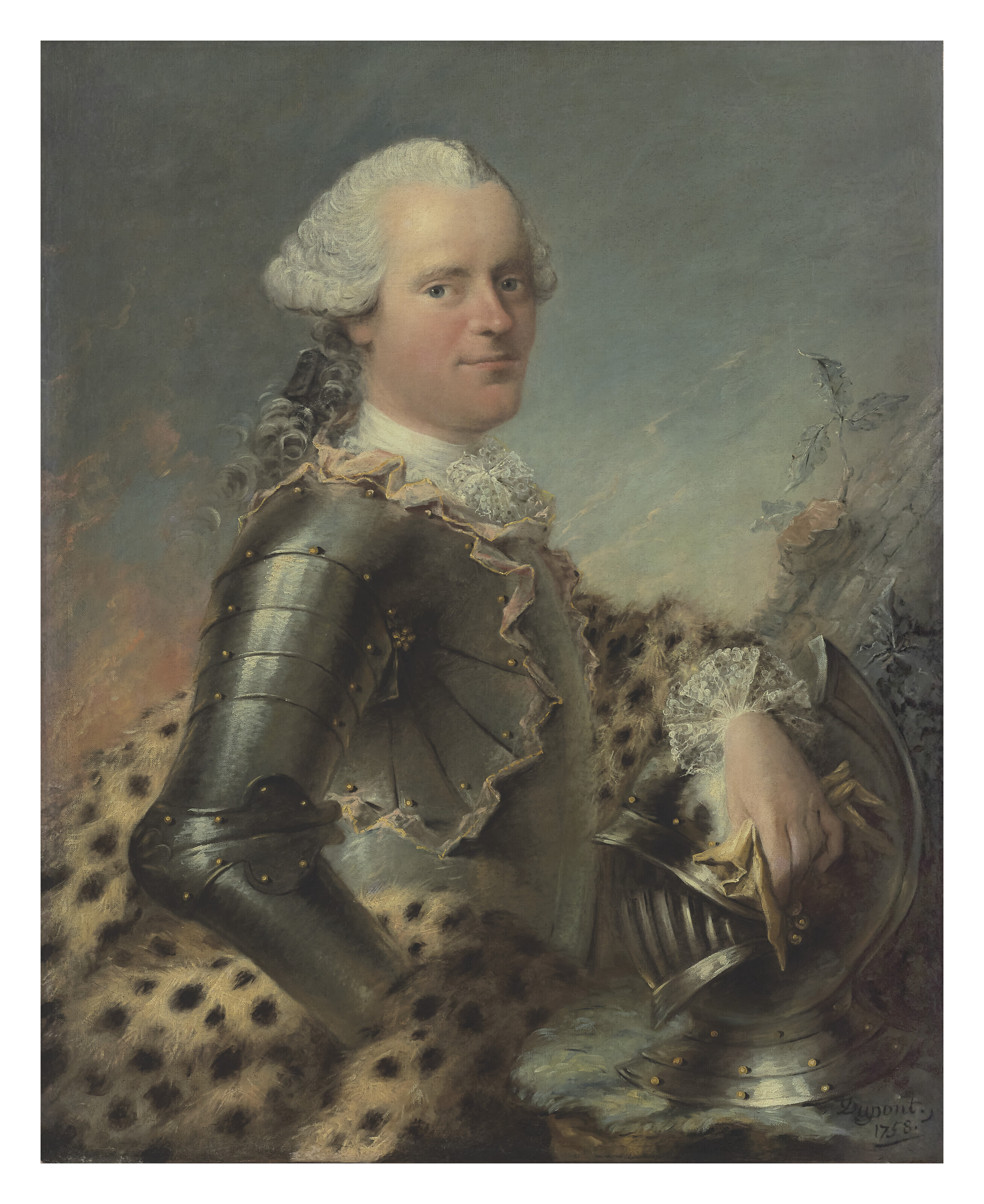 LOUIS-RICHARD-FRANÇOIS DUPONT (MONTFIQUET 1734-1765 ROUEN), Portrait d ...