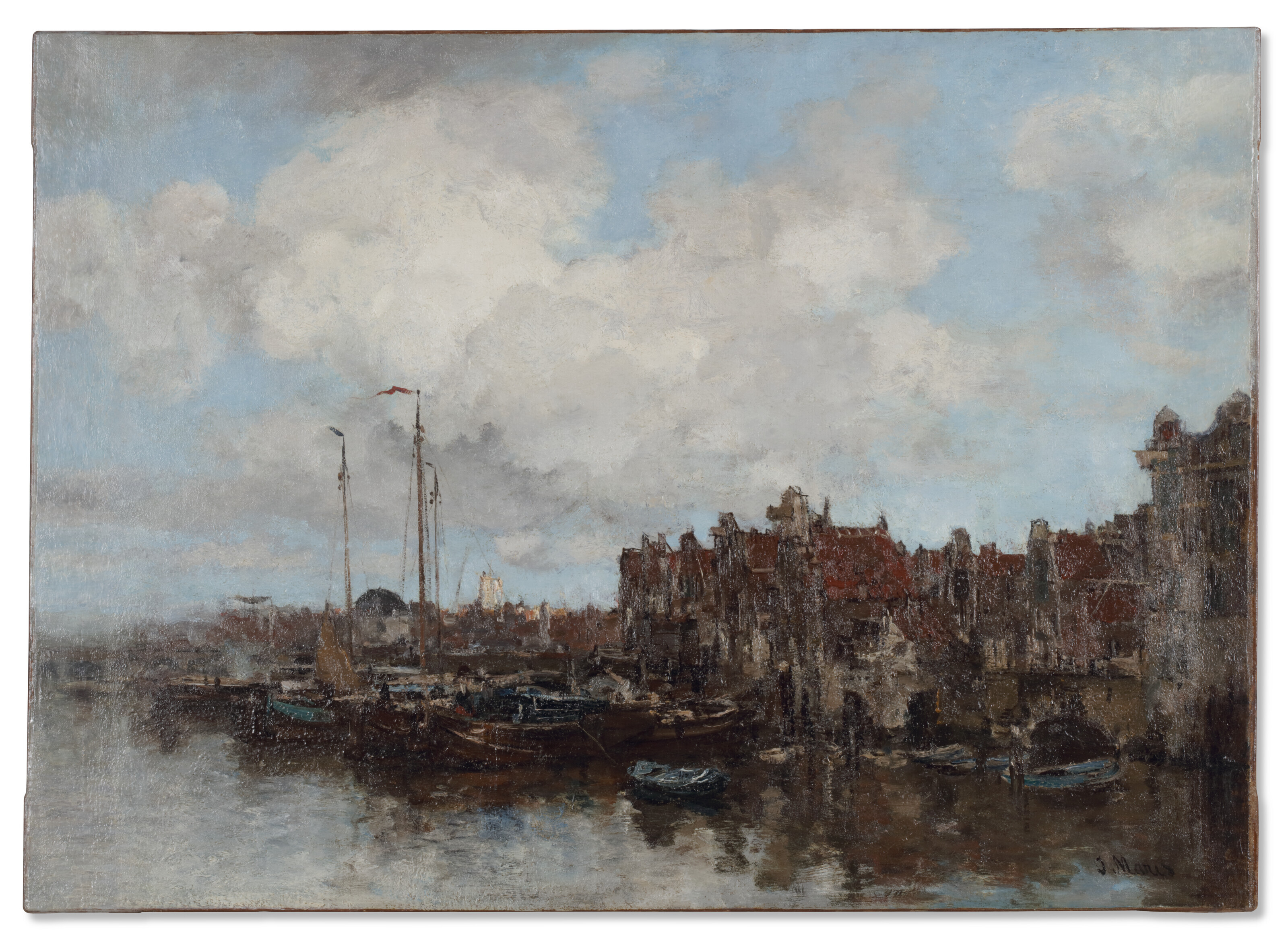 JACOB HENDRICUS MARIS (1837-1899), A harbour scene | Christie’s