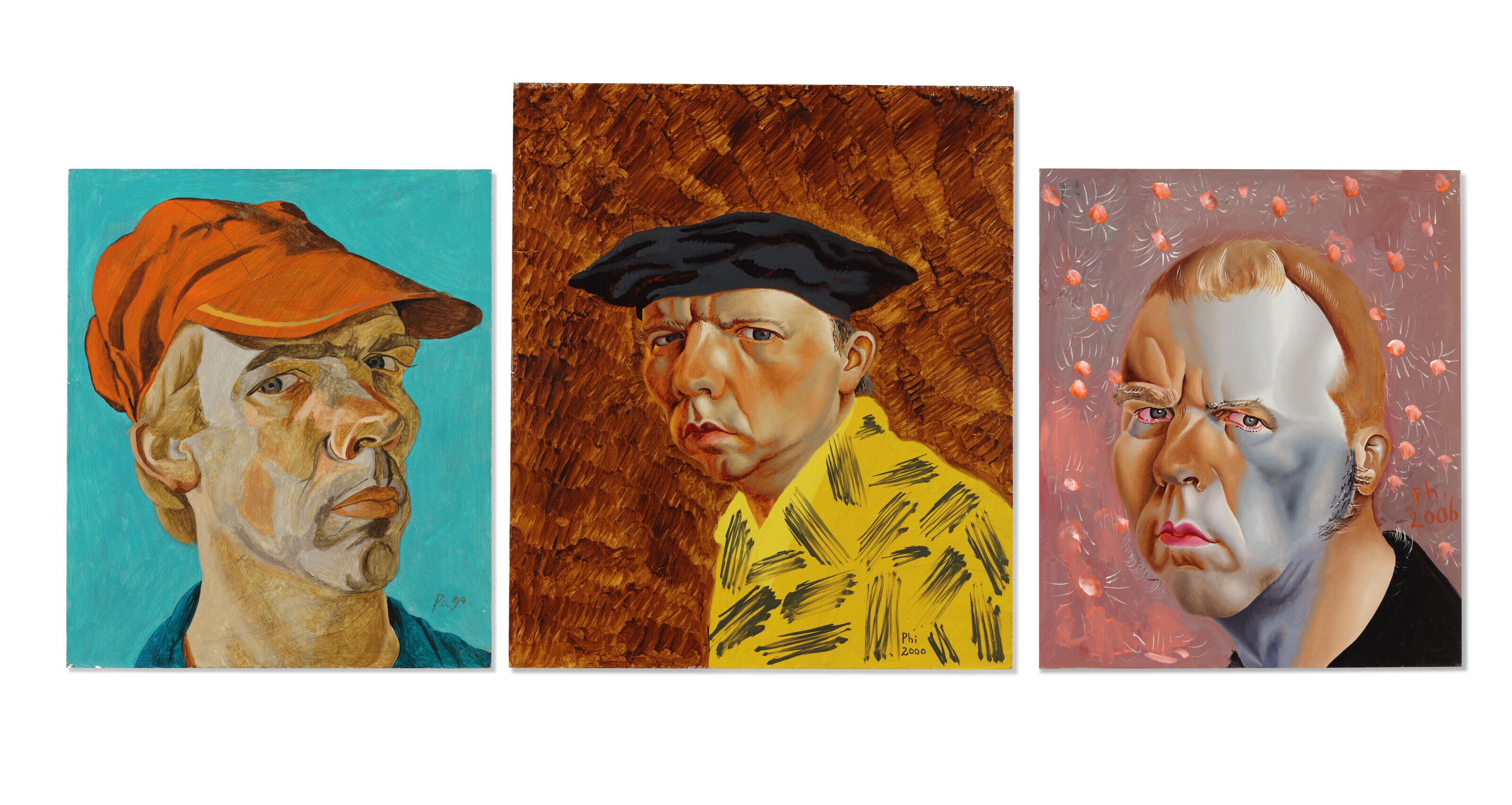 PHILIP AKKERMAN (B. 1957), (i) Philip Akkerman, schilderij 1990, nr. 17 ...