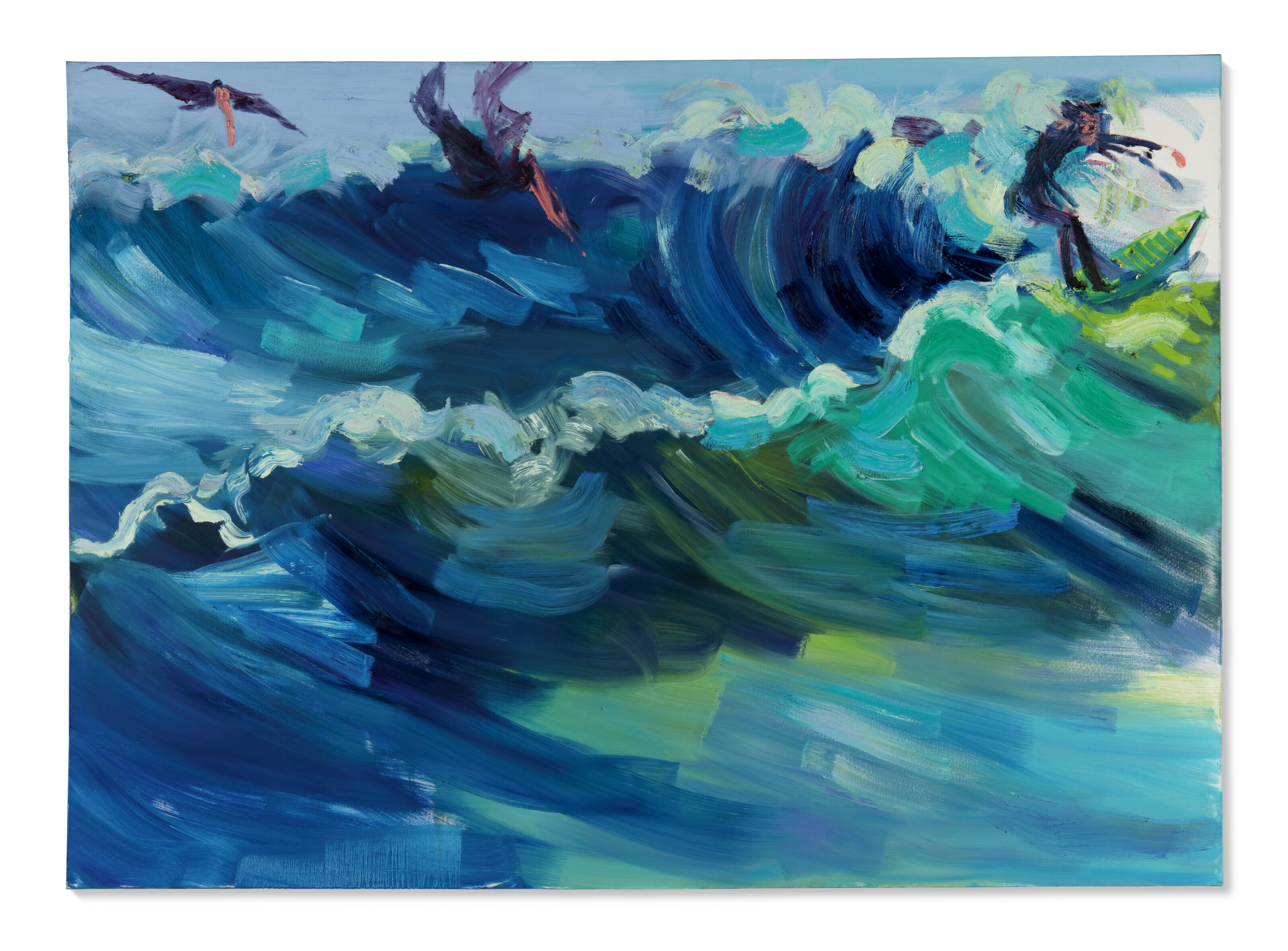 RAINER FETTING (B. 1949), Large Surfscape with Pelicans | Christie’s