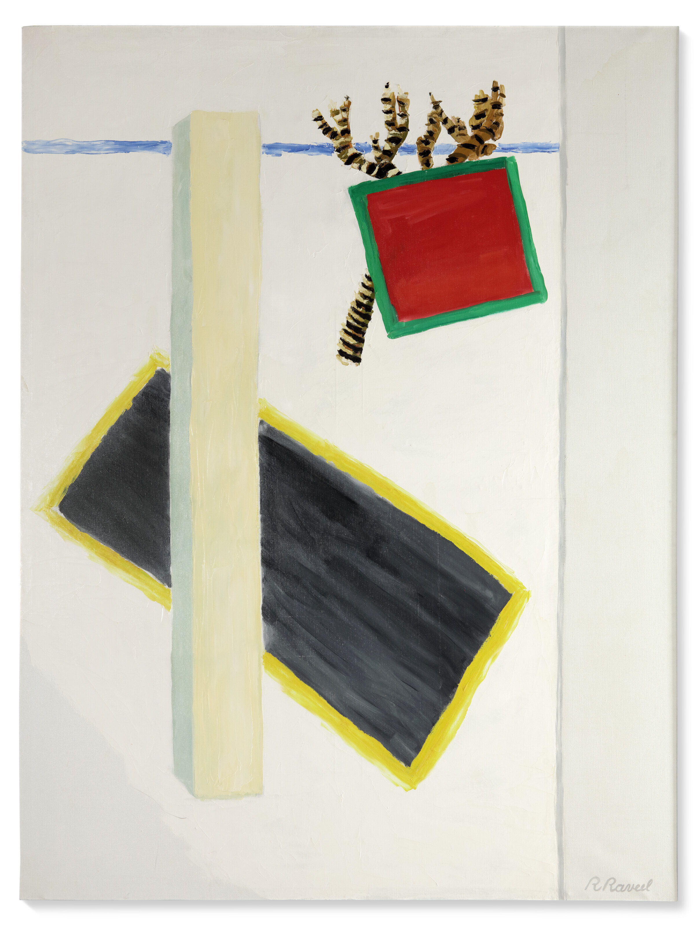 ROGER RAVEEL (1921-2013), Een frontaal verhaal en een plom verloren ...