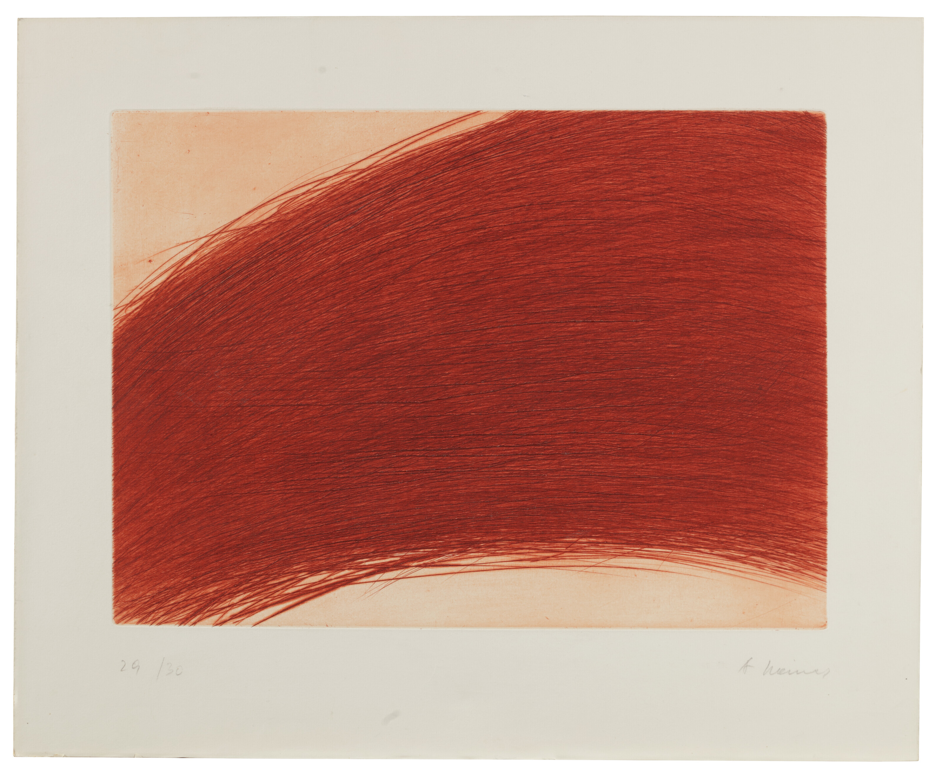 ARNULF RAINER (B. 1929), Paysage rouge brique | Christie’s