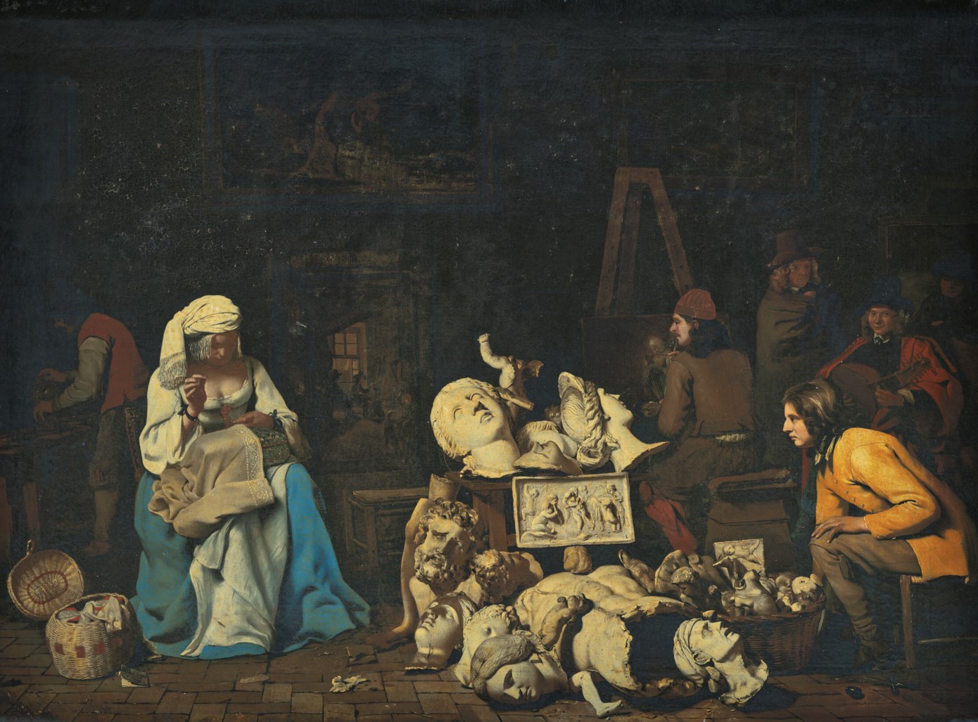 MICHAEL SWEERTS (BRUSSELS 1618-1664 GOA), The Artist’s Studio with a ...