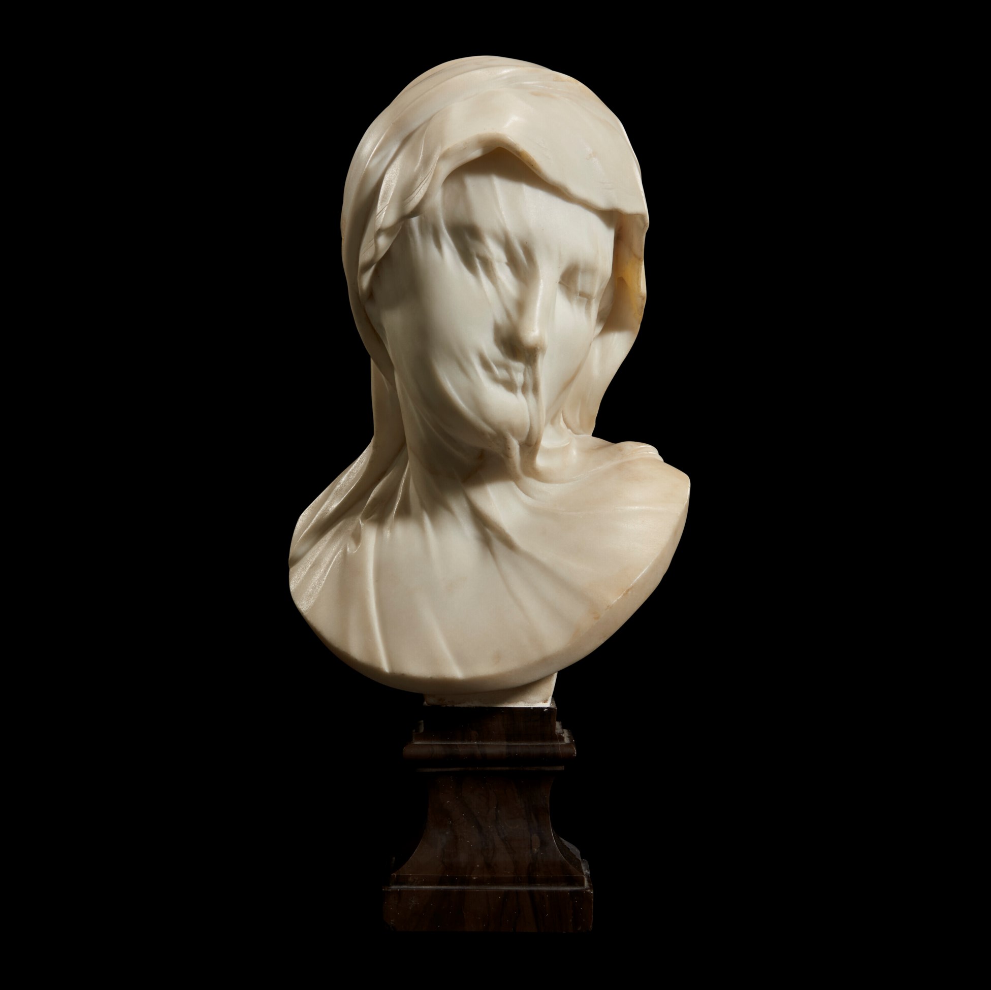 CIRCLE OF ANTONIO CORRADINI (1688-1752), VENICE, 18TH CENTURY, Bust of ...