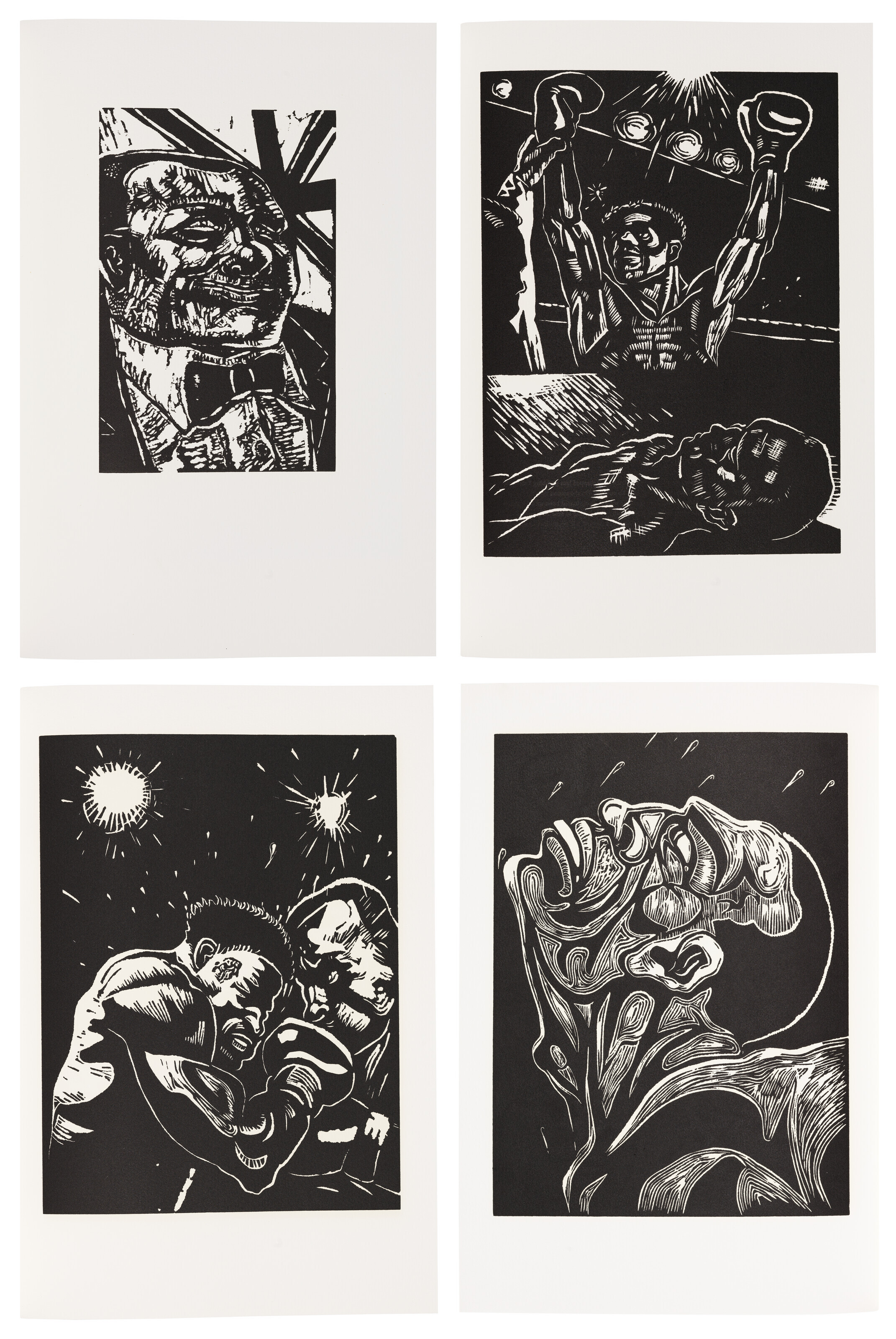 PETER HOWSON (B. 1958), Crispin Jackson: A Hero of the People | Christie’s