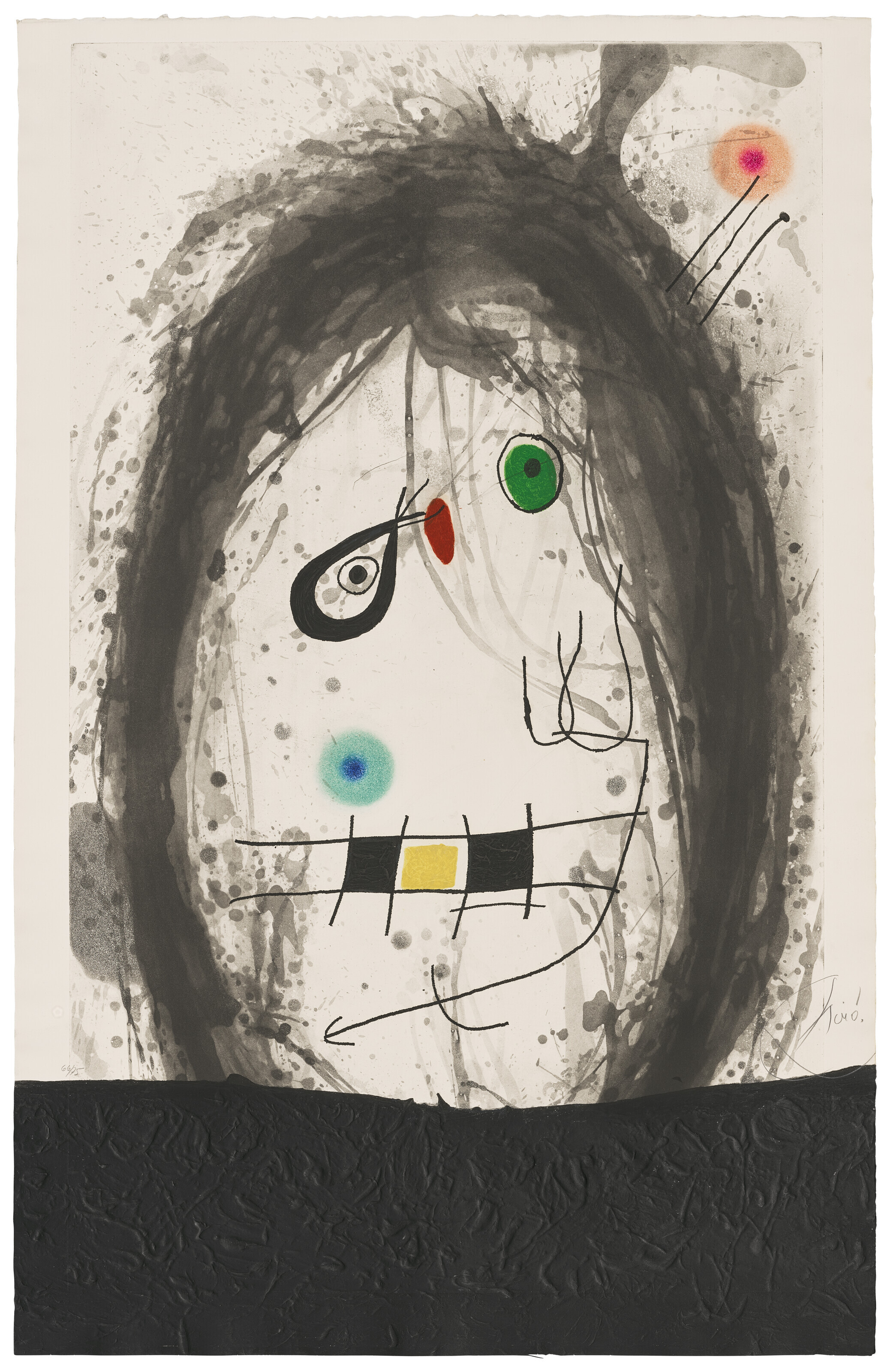 JOAN MIRO (1893-1983), L'Exilé noir | Christie’s