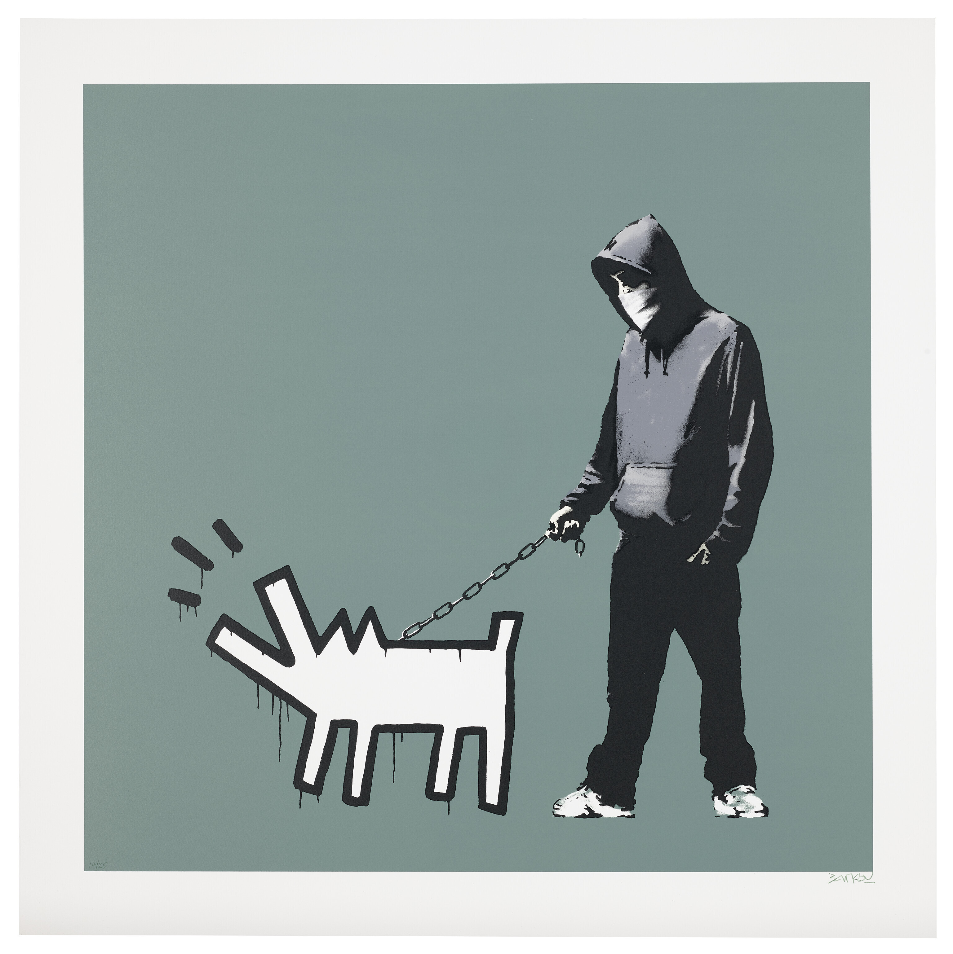 BANKSY, Choose Your Weapon (Slate) | Christie’s