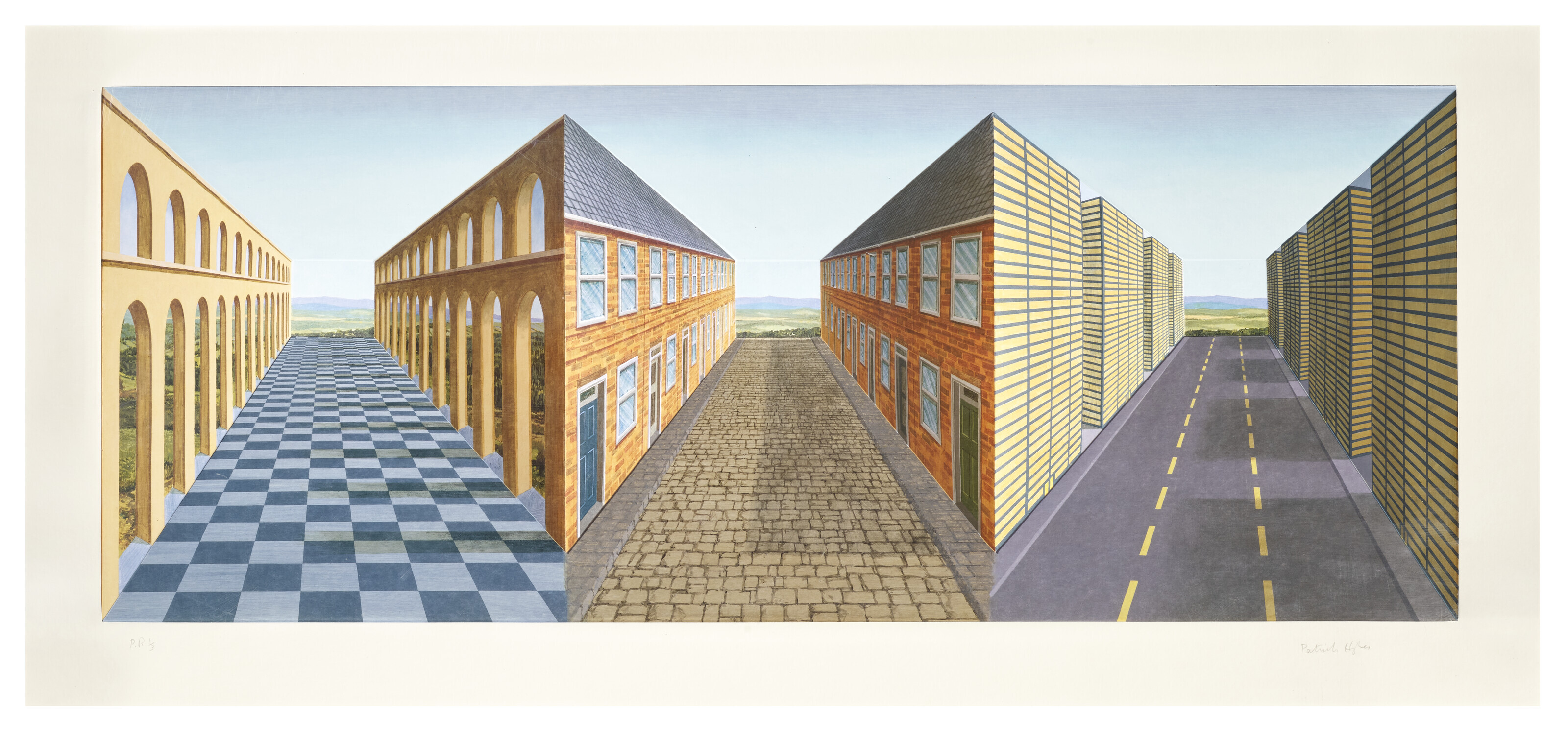 PATRICK HUGHES (B. 1939), Architecture | Christie’s