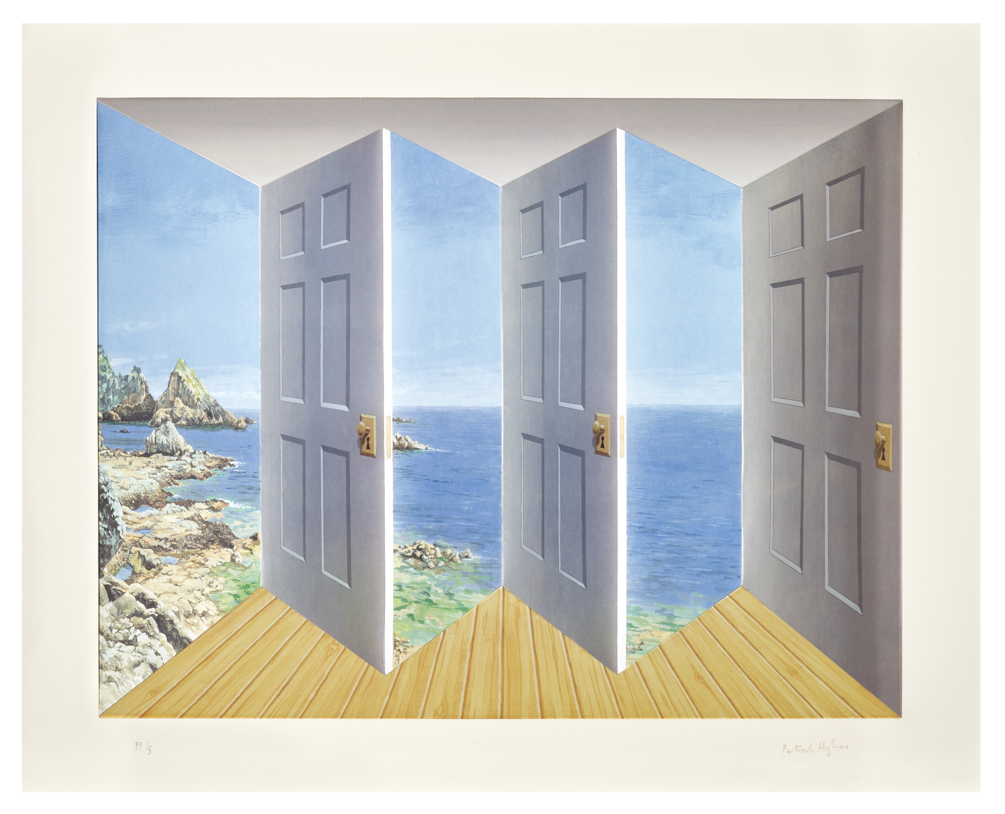 PATRICK HUGHES (B. 1939), Outdoors | Christie’s