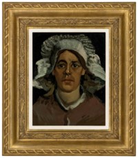 VINCENT VAN GOGH (1853-1890), Kop van een vrouw (Gordina de Groot ...