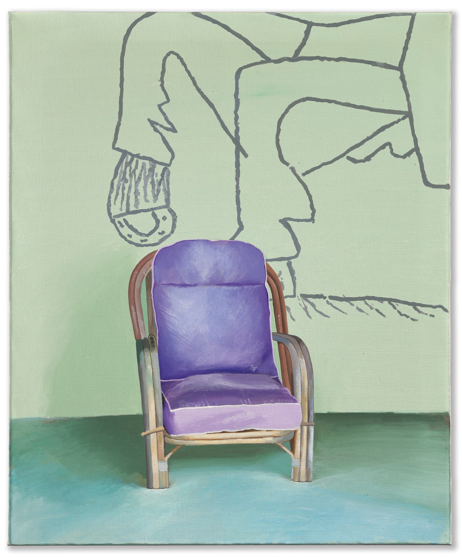 DAVID HOCKNEY (B. 1937), Chair with a Horse Drawn by Picasso | Christie's