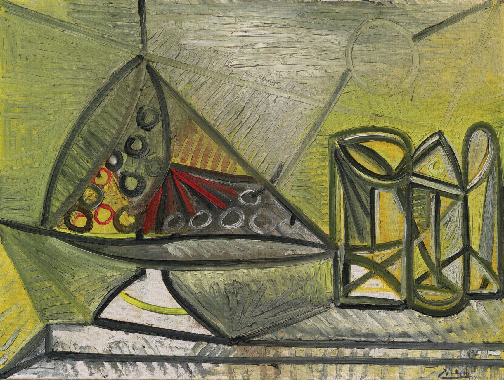 PABLO PICASSO (1881-1973), Compotier et verres | Christie's