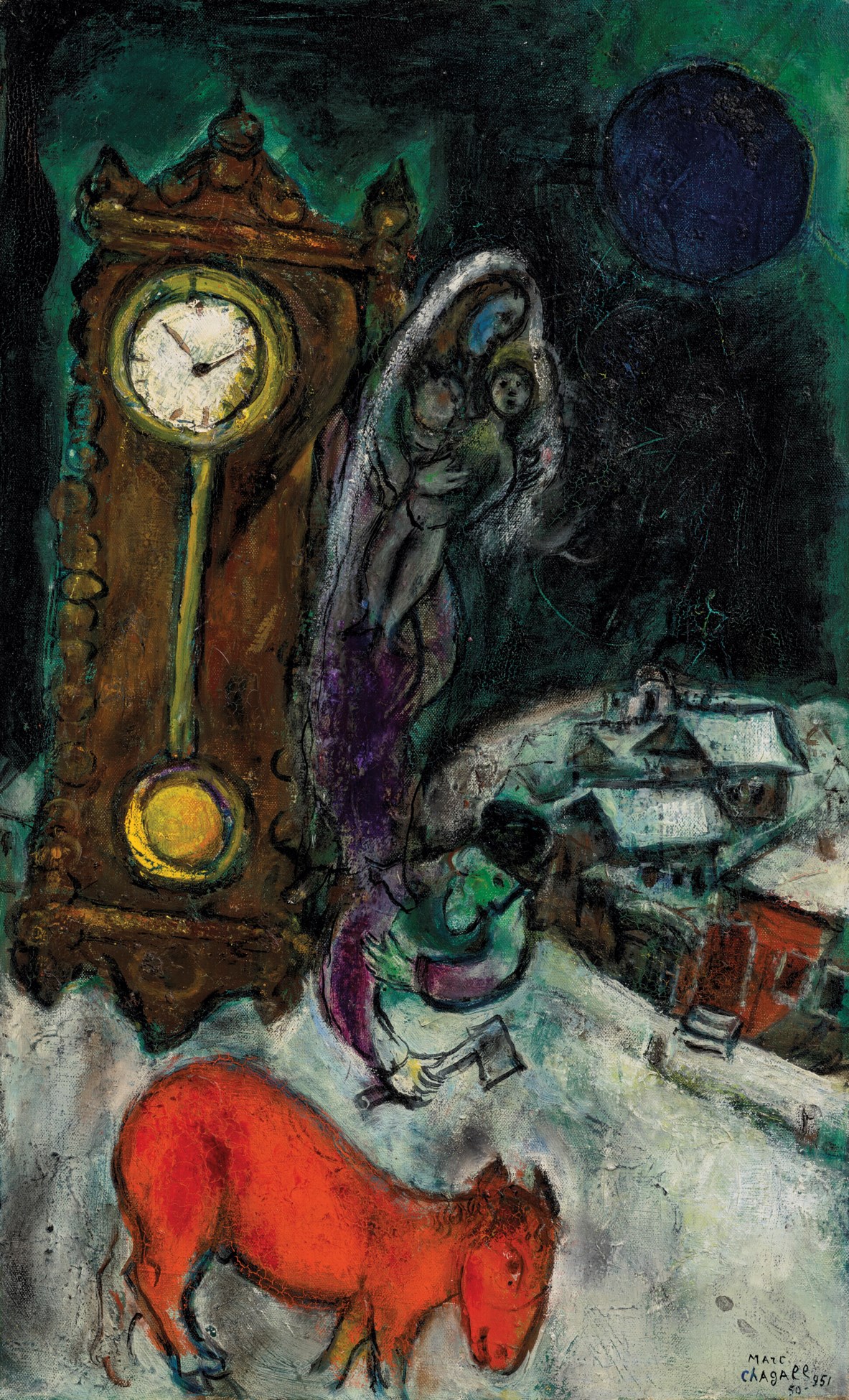 MARC CHAGALL (1887-1985), Nuit de Nouvel An | Christie's