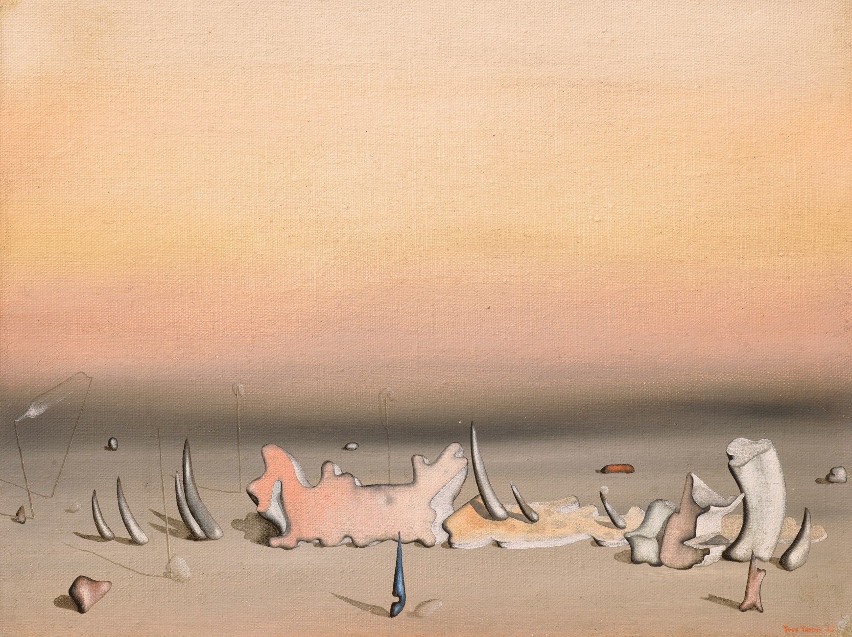 YVES TANGUY (1900-1955), Le lourd palais | Christie's