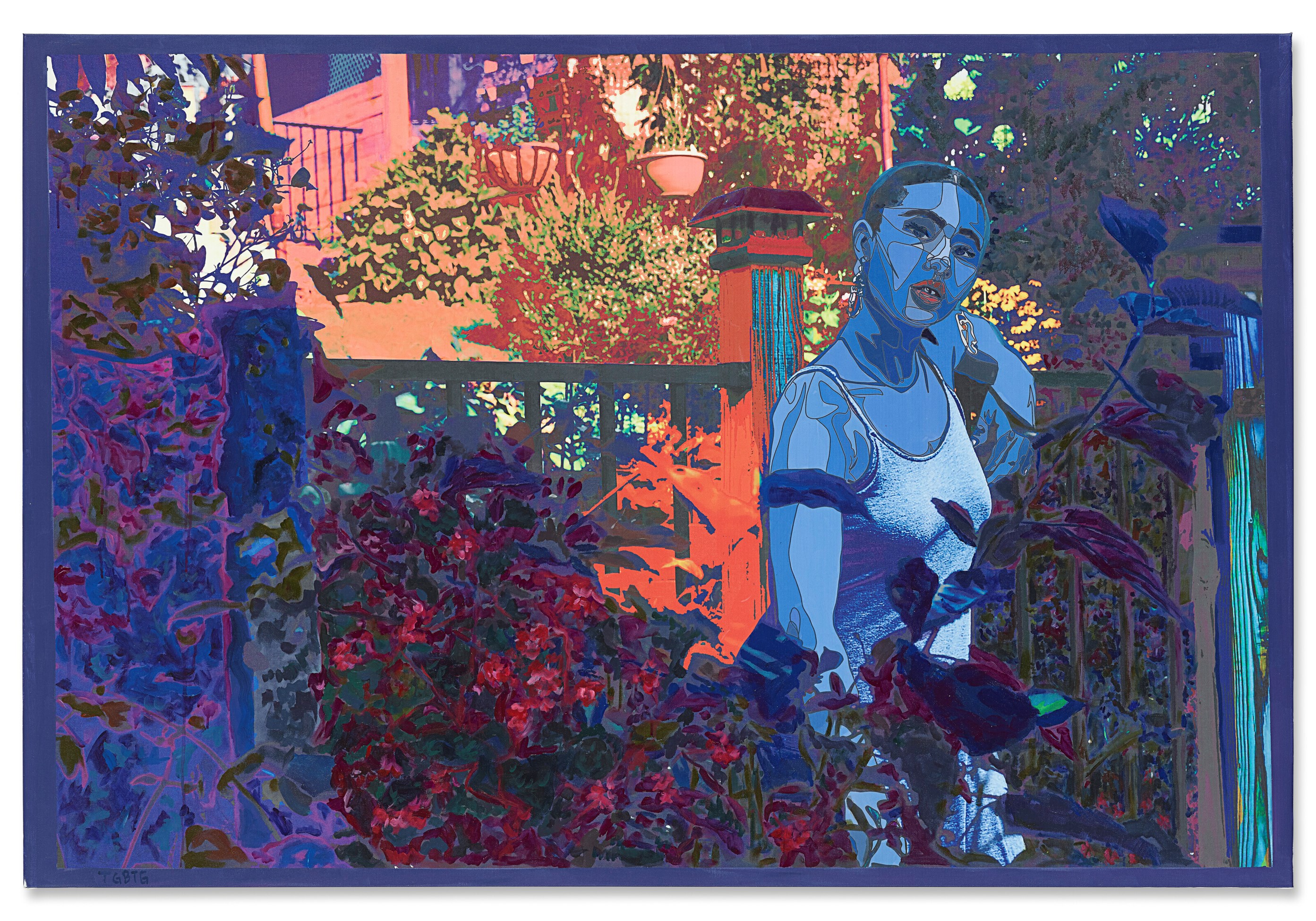 AMANI LEWIS (B. 1994), Negroes in the Trees #9 | Christie's