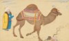 A CAMEL AND A CAMEL MERCHANT, SIGNED MU'IN MUSAVVIR, SAFAVID ISFAHAN ...