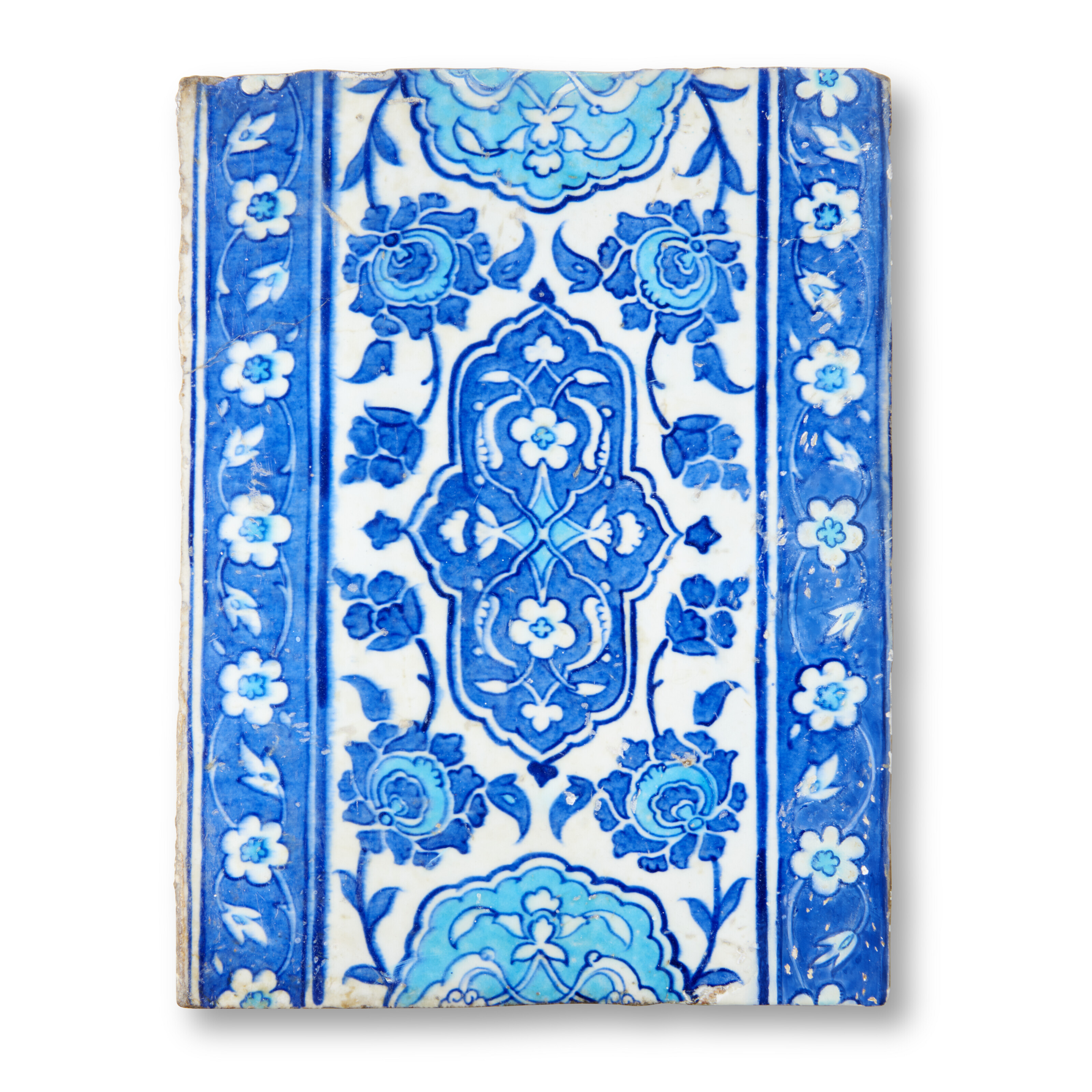 AN IZNIK BLUE AND WHITE POTTERY BOWL, OTTOMAN TURKEY, CIRCA 1530 ...