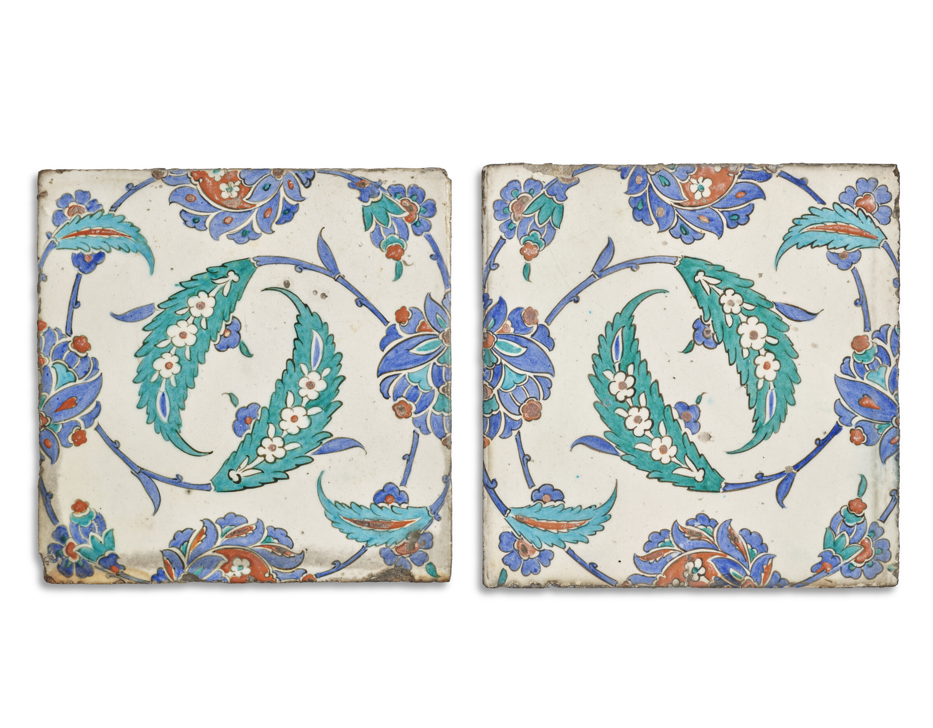 AN IZNIK BLUE AND WHITE POTTERY BOWL, OTTOMAN TURKEY, CIRCA 1530 ...