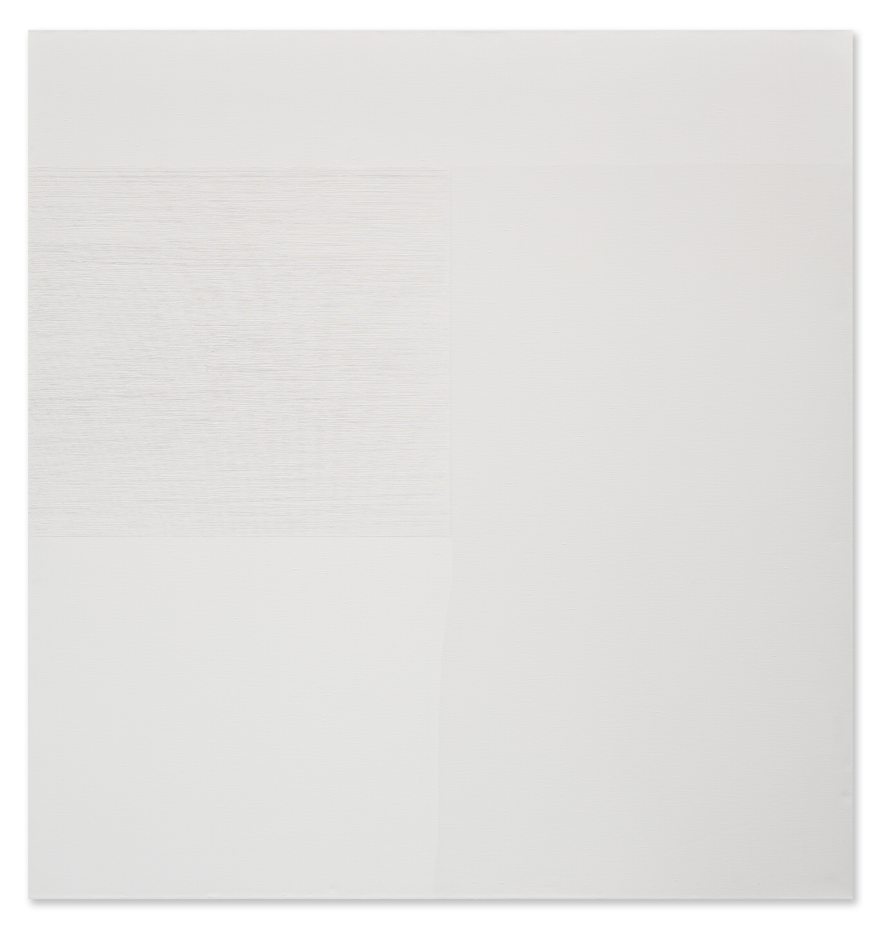 CALLUM INNES (B. 1962), Exposed painting, lead white on white | Christie’s