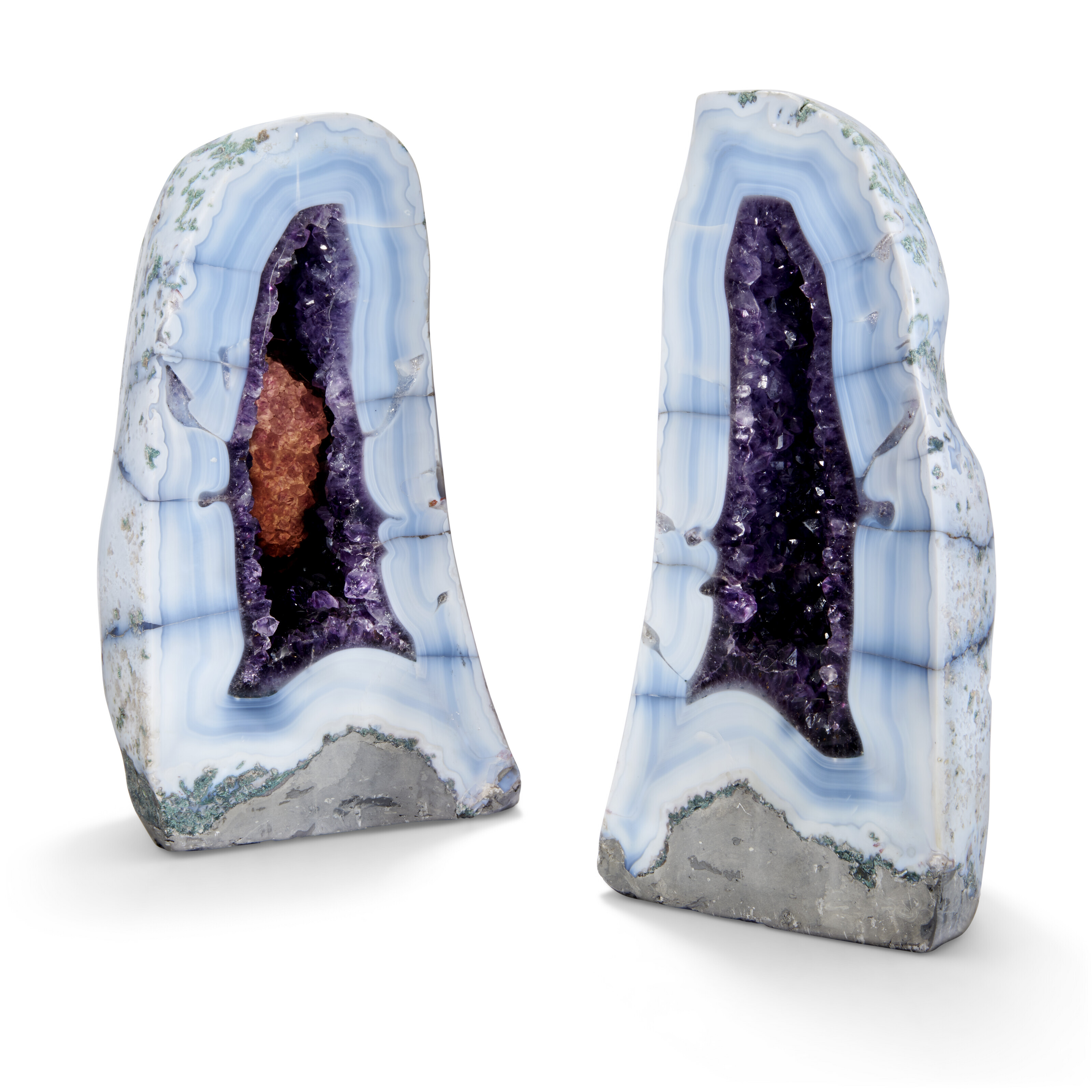 AN AMYTHEST GEODE PAIR, Rio Grande so Sul, Brazil | Christie’s
