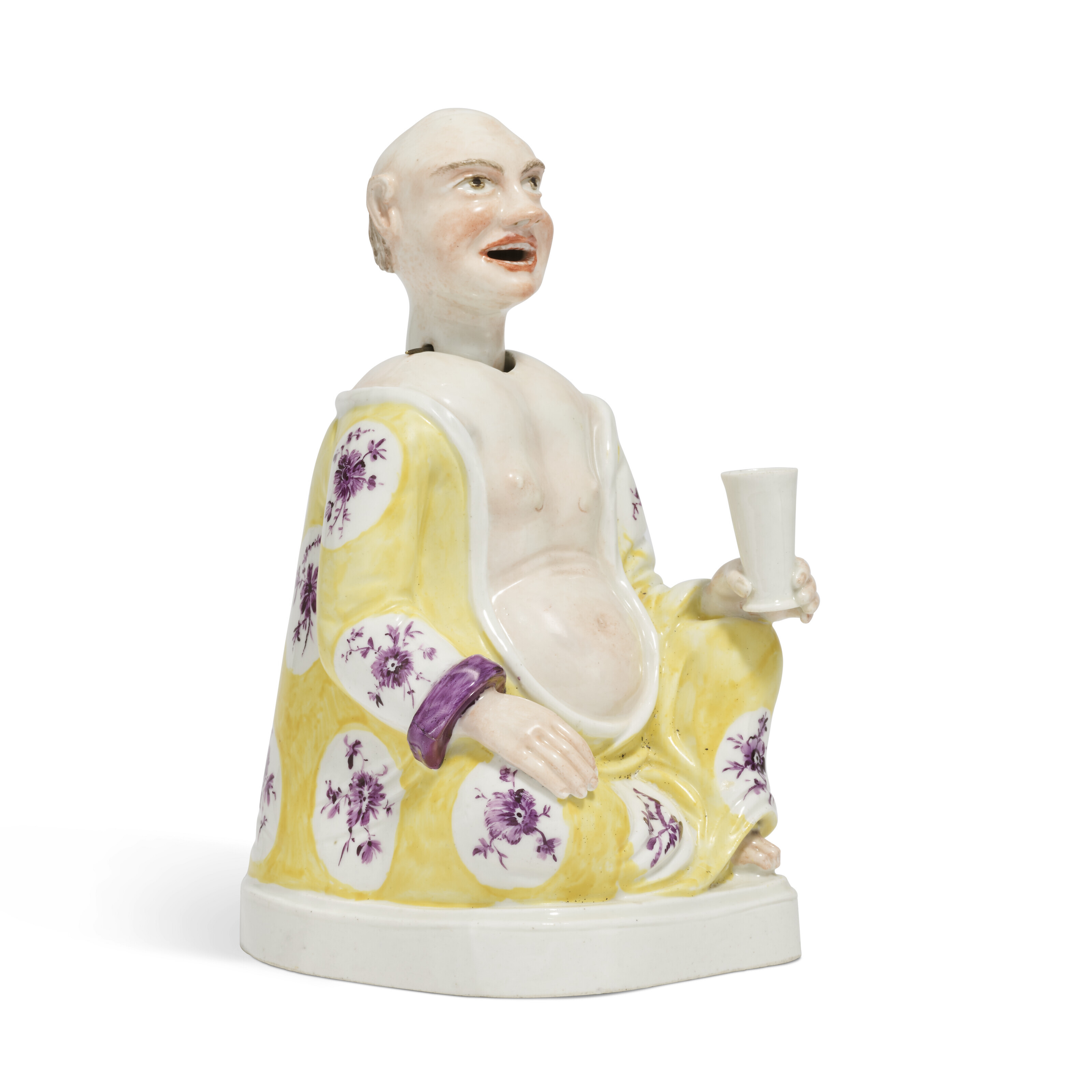 A GERMAN PORCELAIN NODDING PAGODA FIGURE, SECOND HALF OF THE 18TH ...