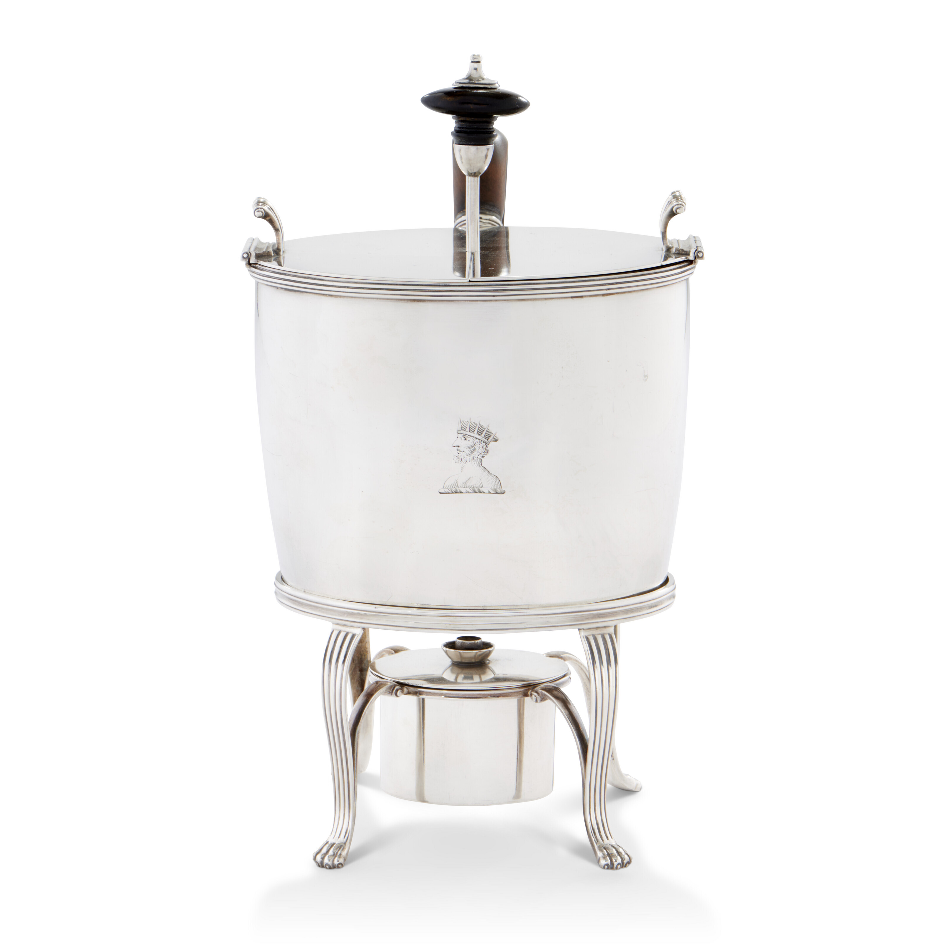 A GEORGE III SILVER EGG CODDLER, MARK OF PAUL STORR, LONDON, 1798 ...