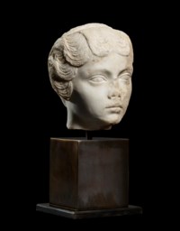 A ROMAN MARBLE PORTRAIT HEAD OF FAUSTINA MINOR, ANTONINE PERIOD, CIRCA ...