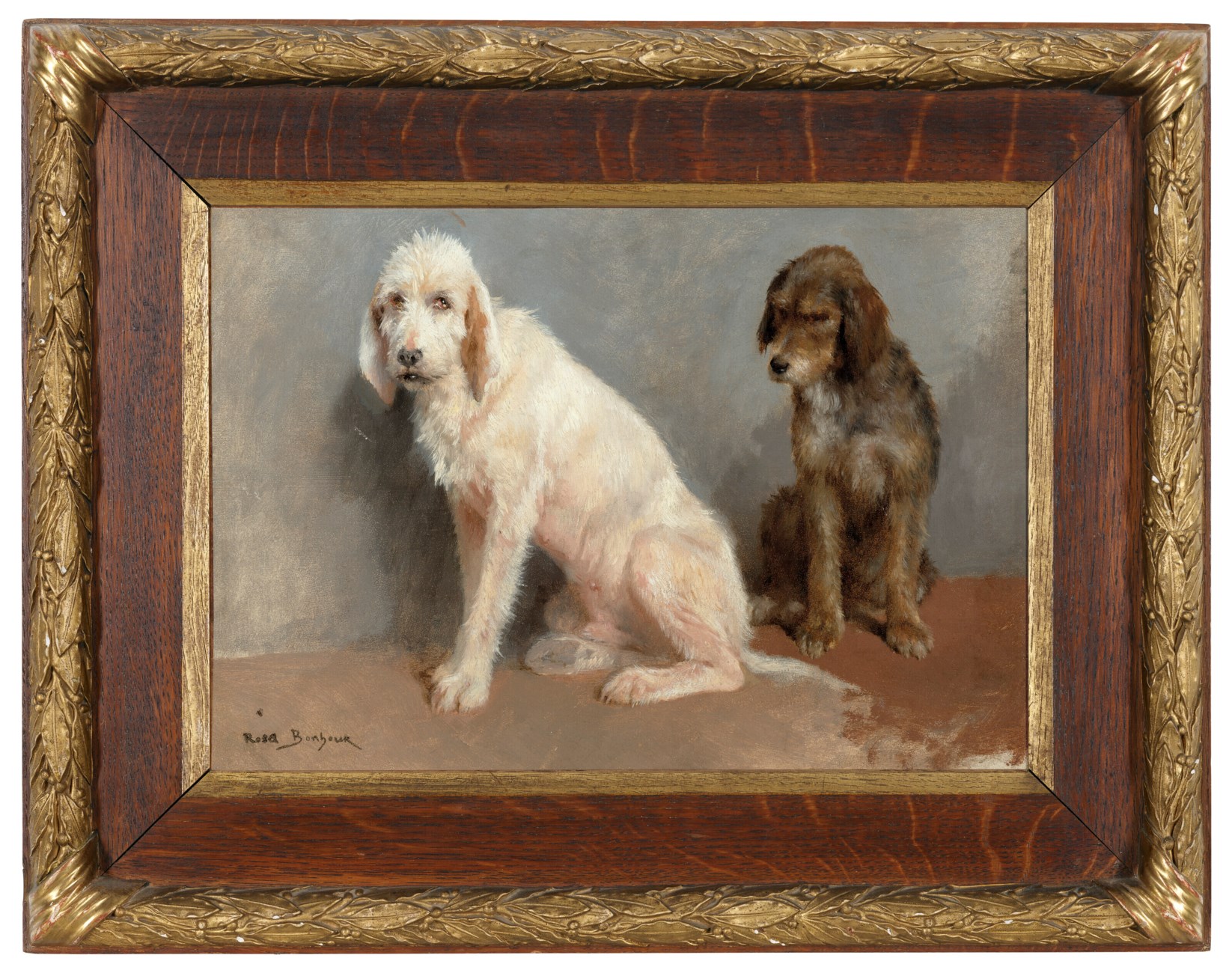 ROSA BONHEUR (FRENCH, 1822-1899), Study of two dogs | Christie's