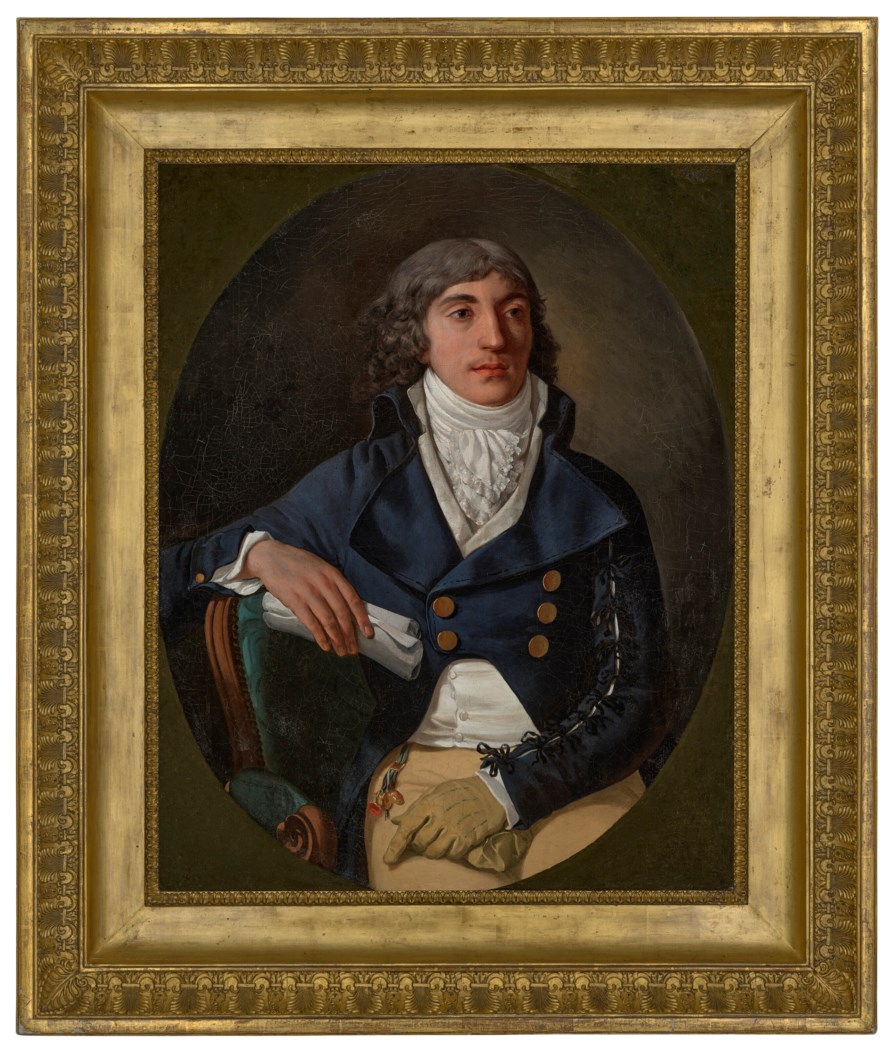 CIRCLE OF HENRI-PIERRE DANLOUX (PARIS 1753-1809), Portrait of a ...
