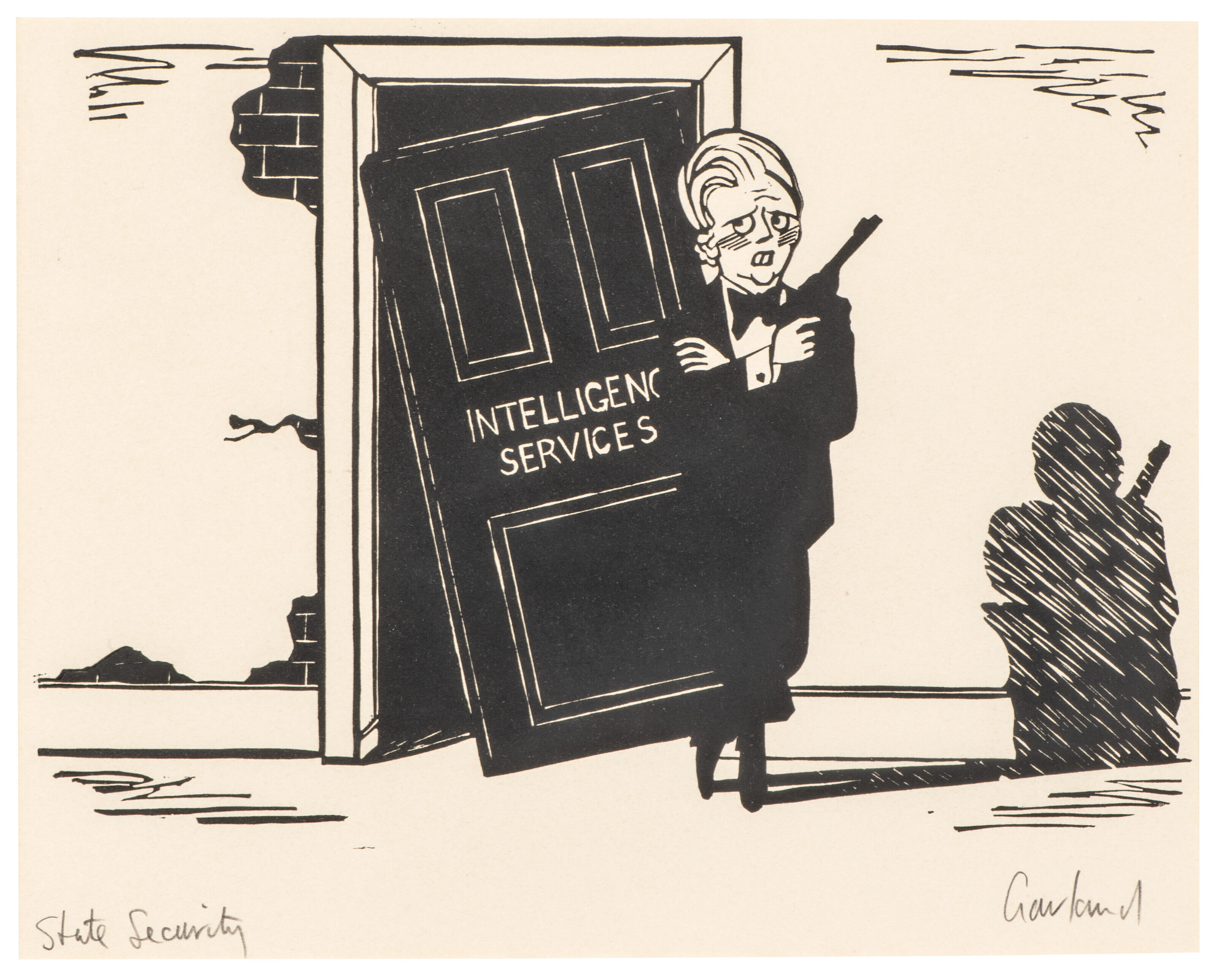 Nicholas Garland (b. 1935), State Security | Christie’s