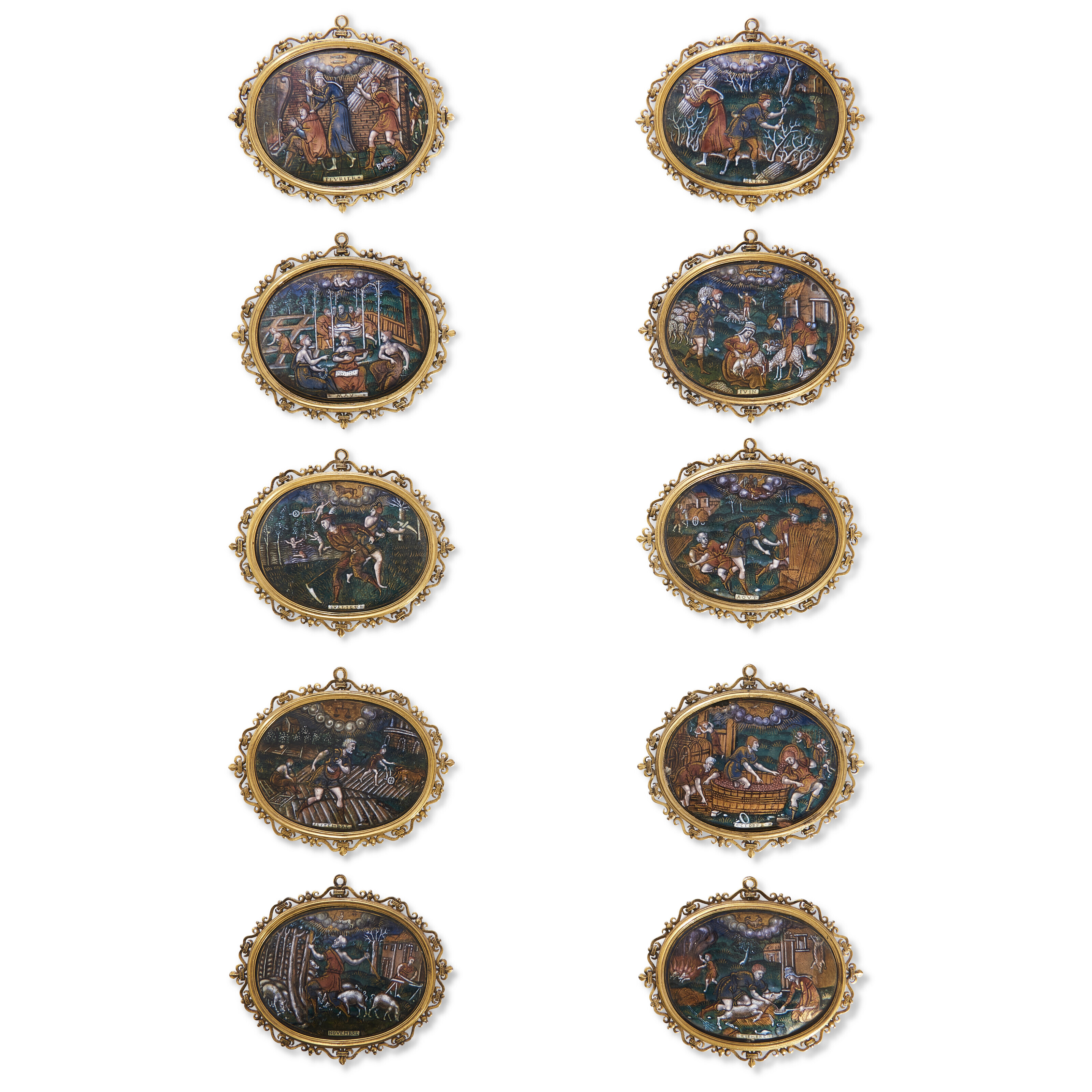 ATTRIBUTED TO THE WORKSHOP OF PIERRE REYMOND (1513–1584), CIRCA 1570-80 ...