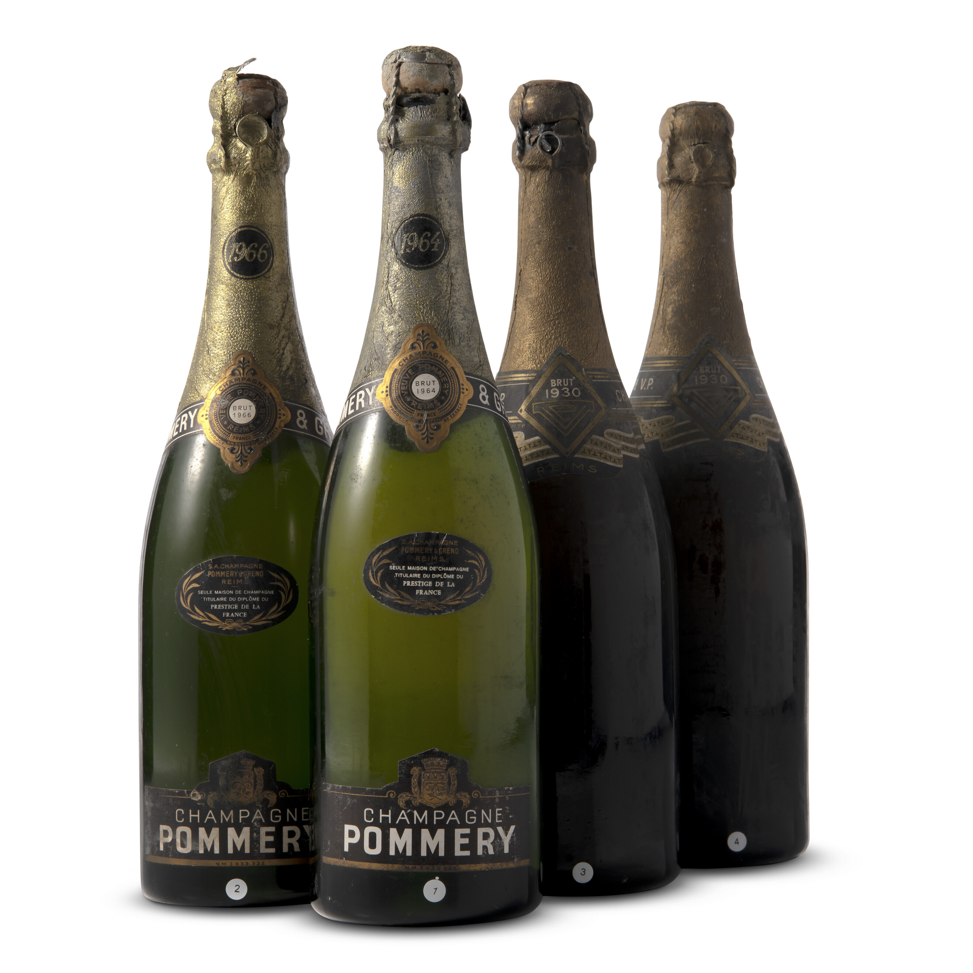 Mixed Pommery 1930-1966, Pommery1930Believed Pommery. Damaged and ...