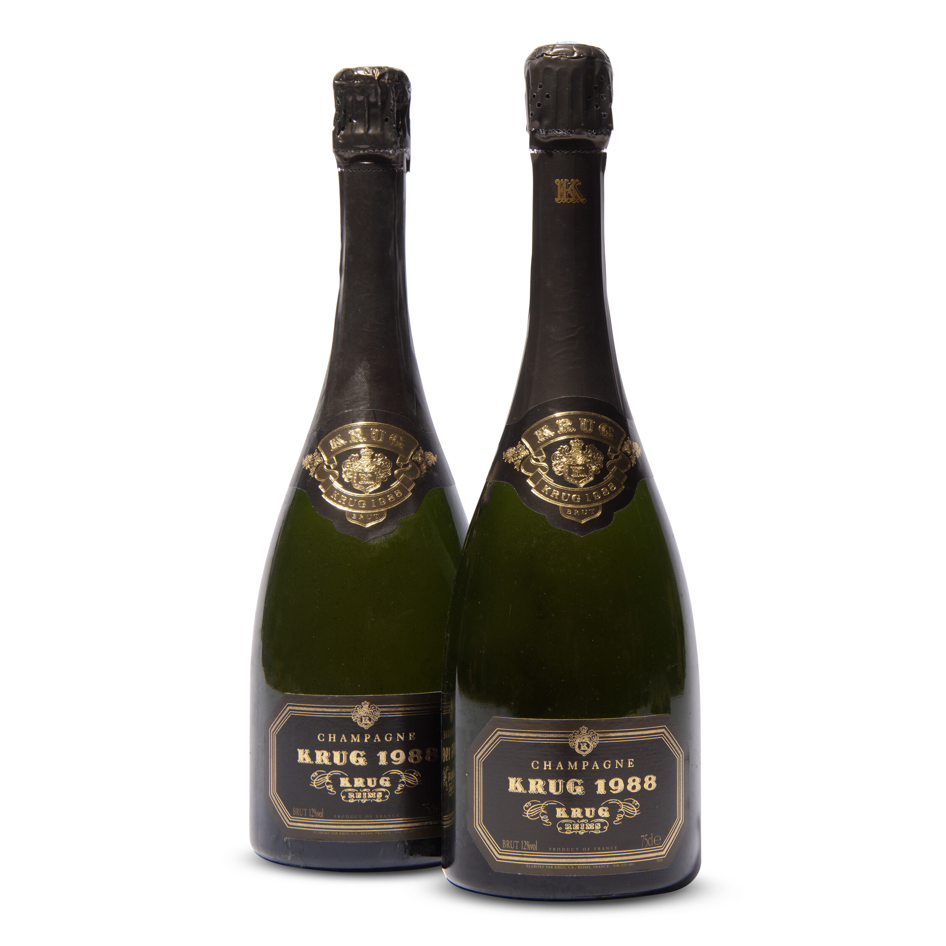Krug 1988, ReimsIn individual original cartons. Two later release ...